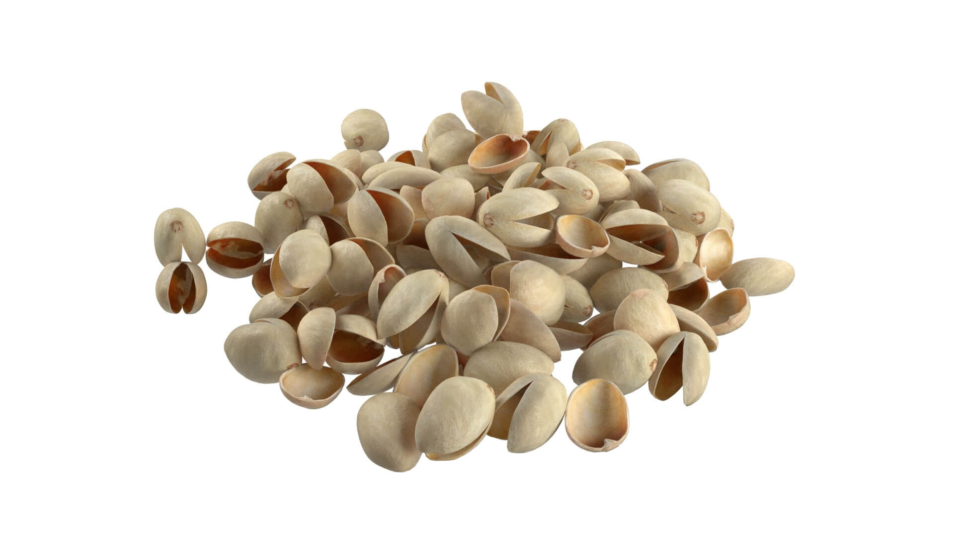 Pistachio Shell Pile - 3D Model by 3dstudio
