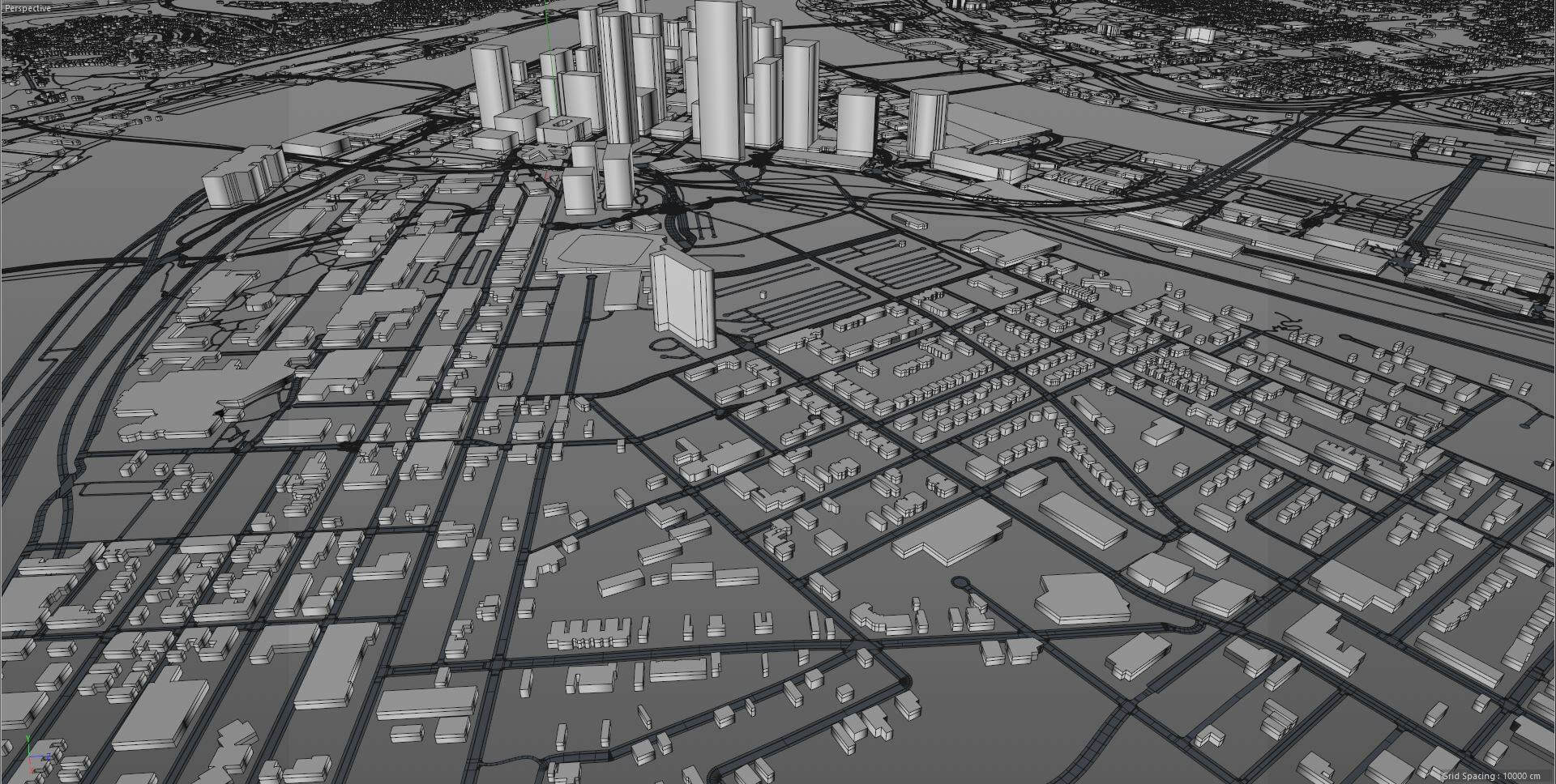 Pittsburgh Pennsylvania - 3D Model by 3dstudio