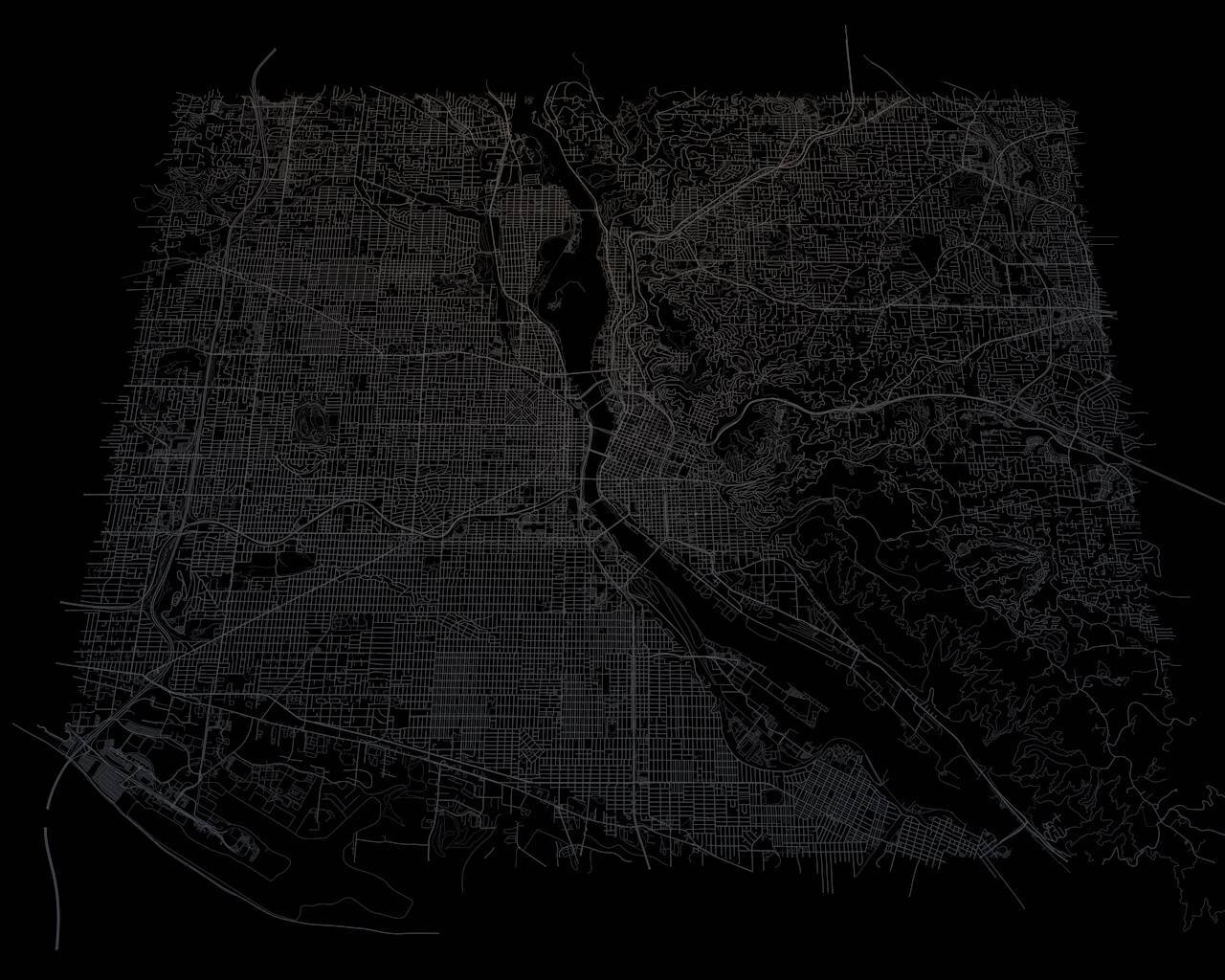 Portland Oregon - 3D Model by 3dstudio