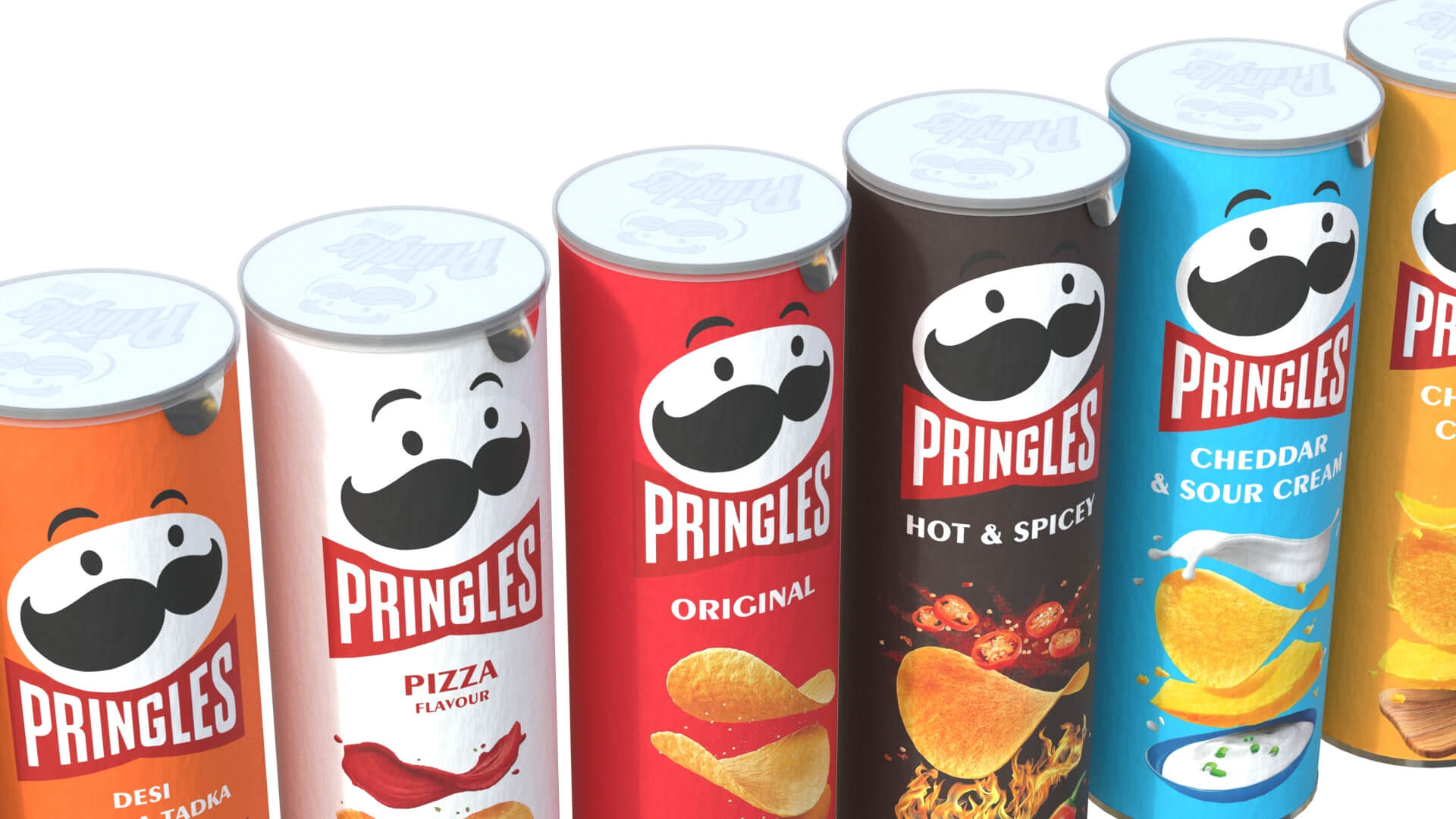 Pringles Collection - 3D Model by 3dstudio