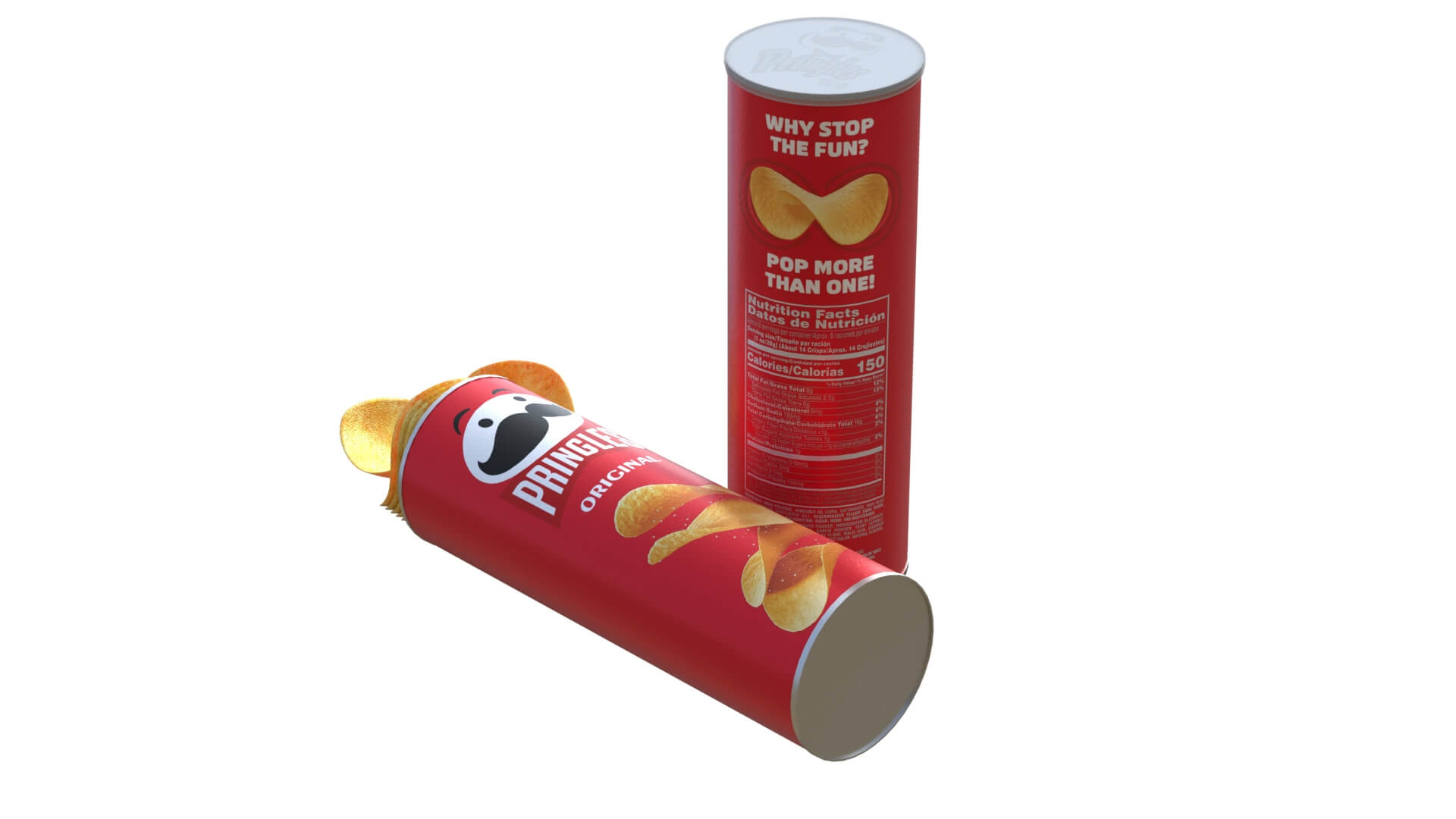 Pringles Original - 3D Model by 3dstudio