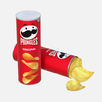 Pringles Original - 3D Model by 3dstudio