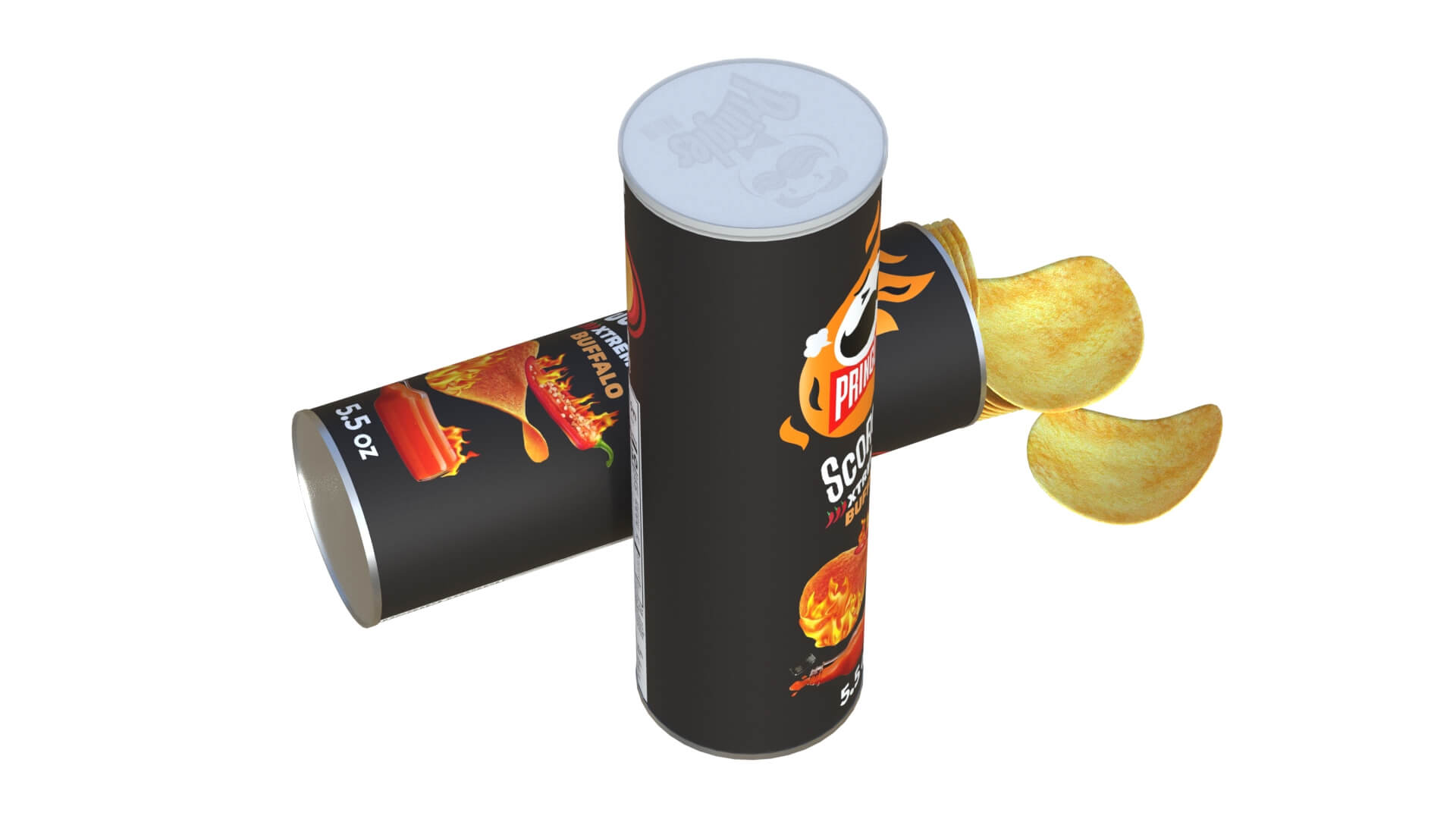 Pringles Scorchin' Buffalo - 3D Model by 3dstudio