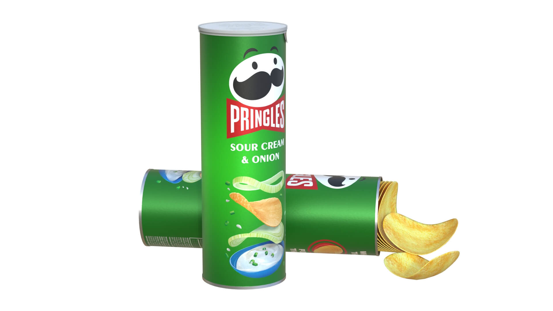 Pringles Sour Cream - 3D Model by 3dstudio