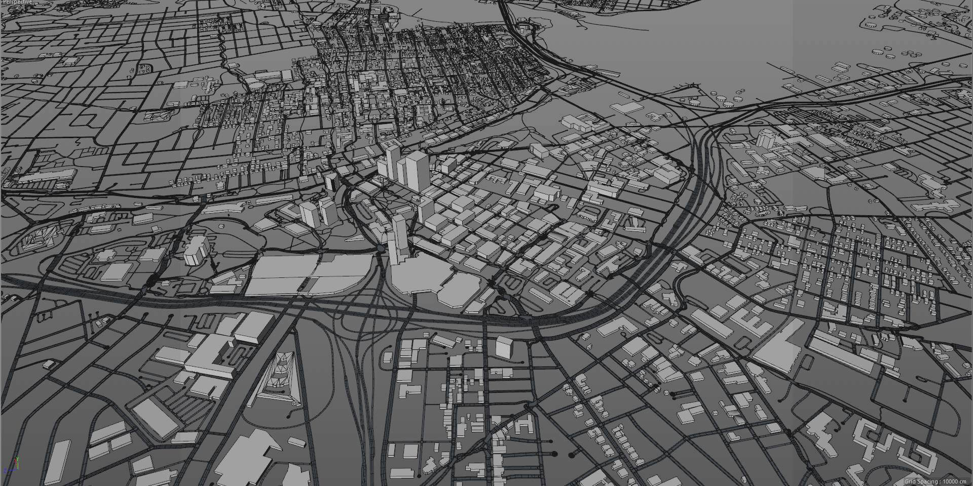 Providence Rhode Island - 3D Model by 3dstudio
