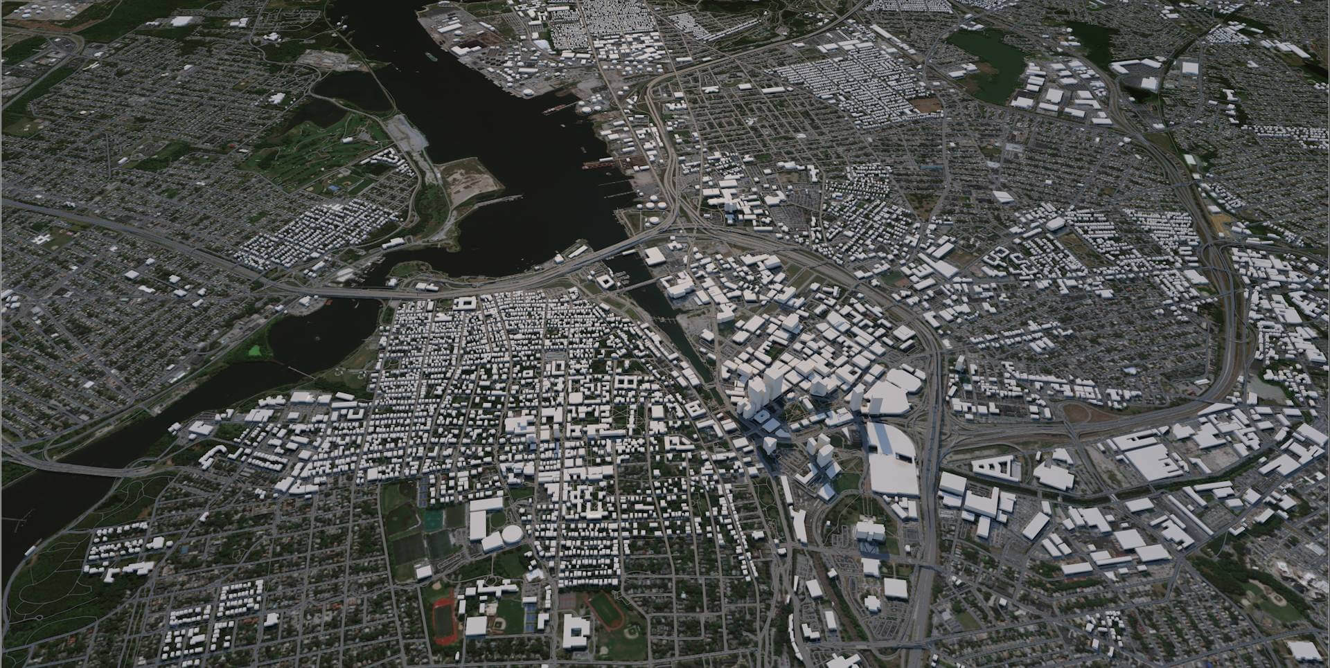 Providence Rhode Island - 3D Model by 3dstudio
