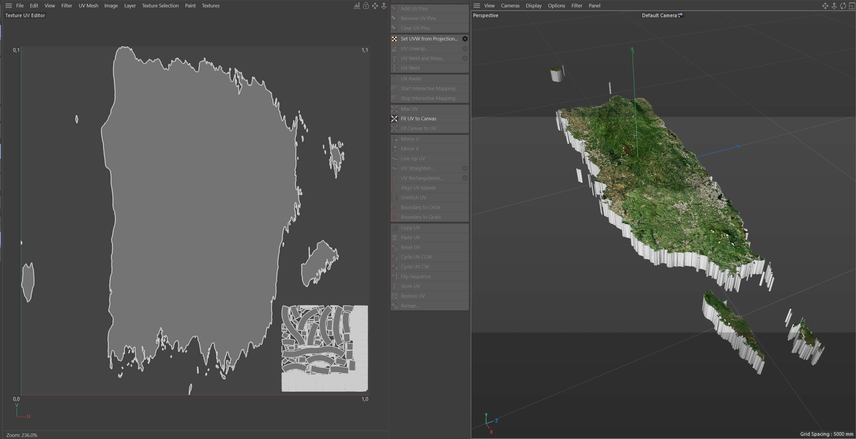Puerto Rico Terrain Map - 3D Model by 3dstudio