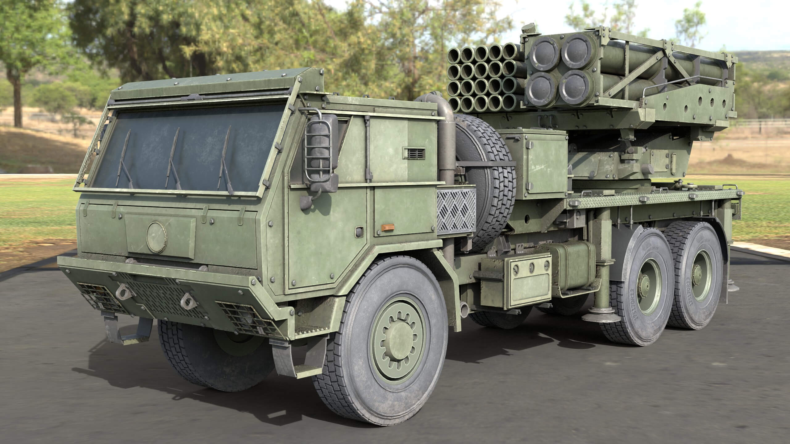 Puls Multiple Rocket Launcher - 3D Model by 3dstudio