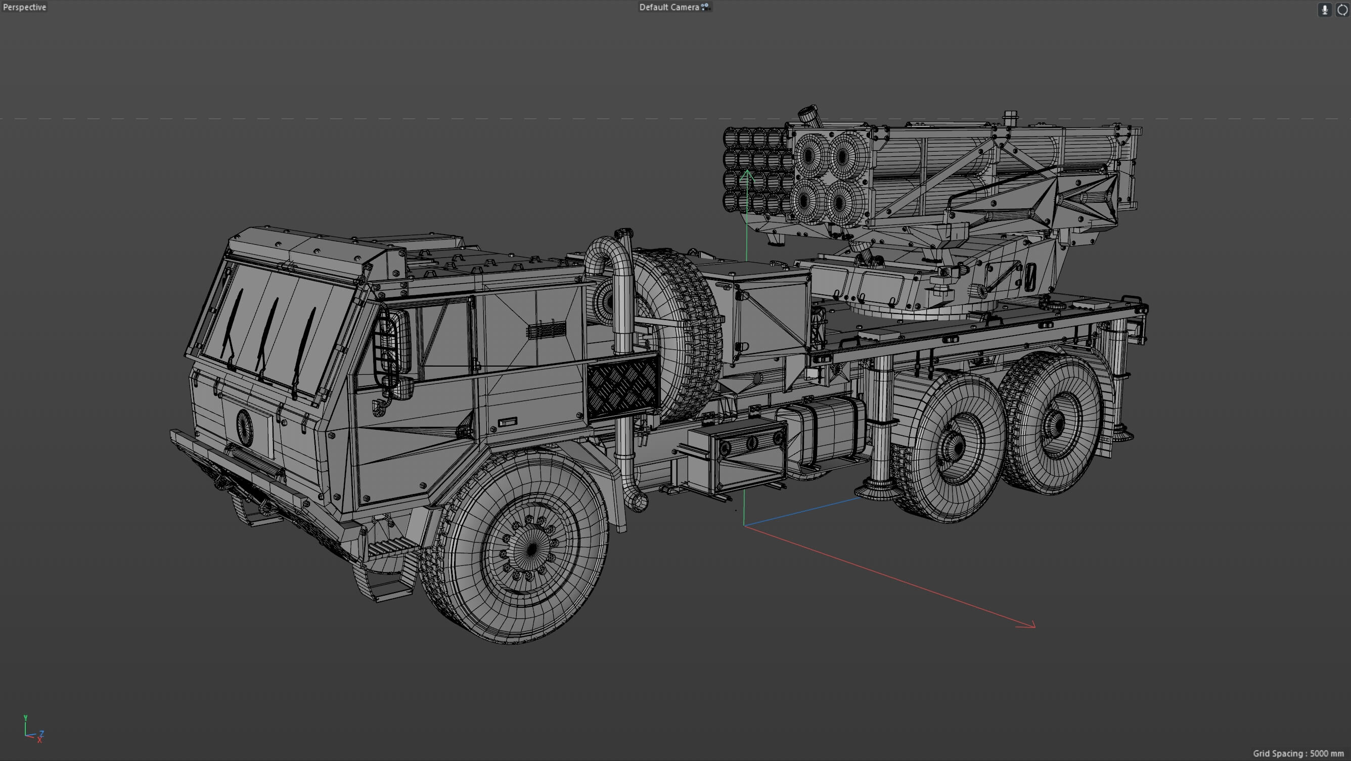Puls Multiple Rocket Launcher - 3D Model by 3dstudio