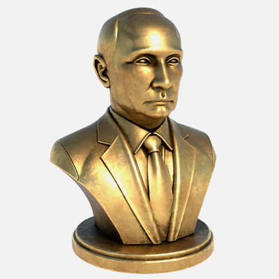 Putin Statue - 3D Model by 3dstudio