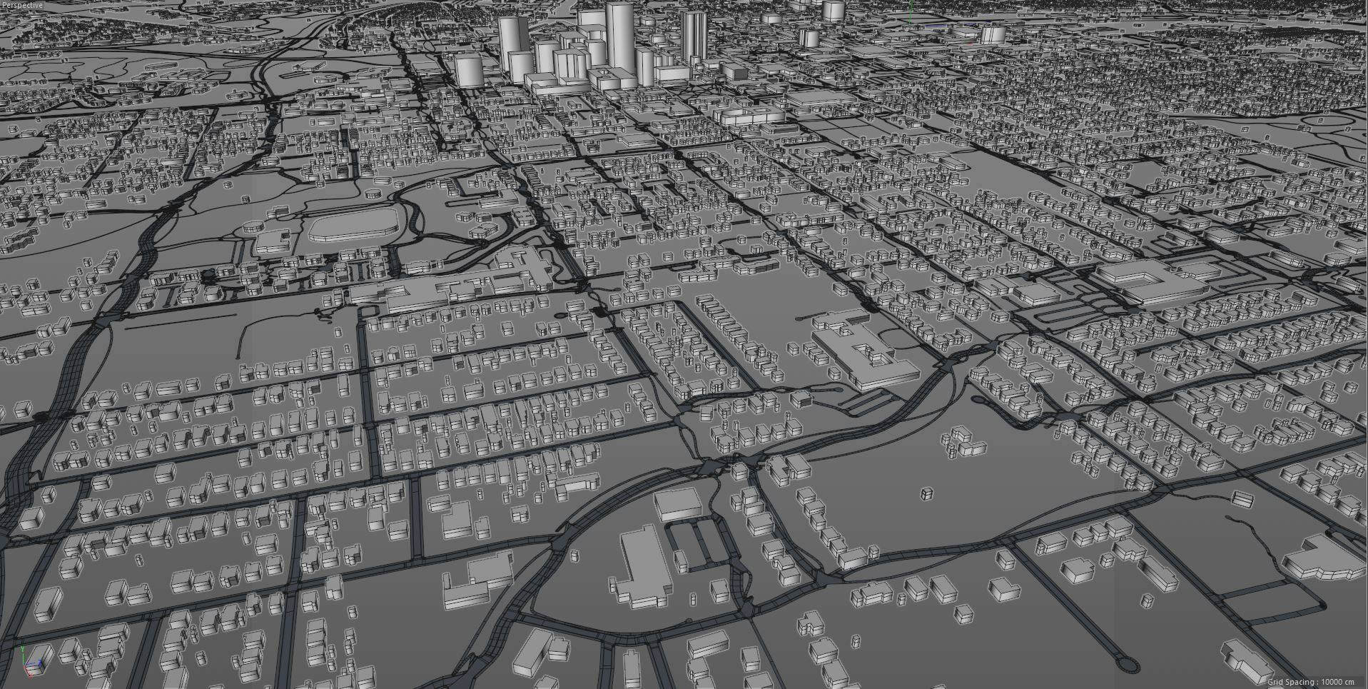 Raleigh North Carolina - 3D Model by 3dstudio