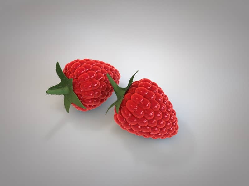 Raspberry - 3D Model by 3dstudio