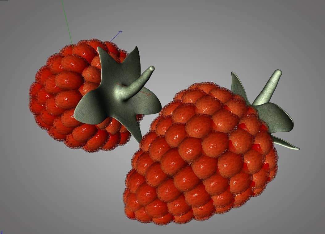 Raspberry - 3D Model by 3dstudio