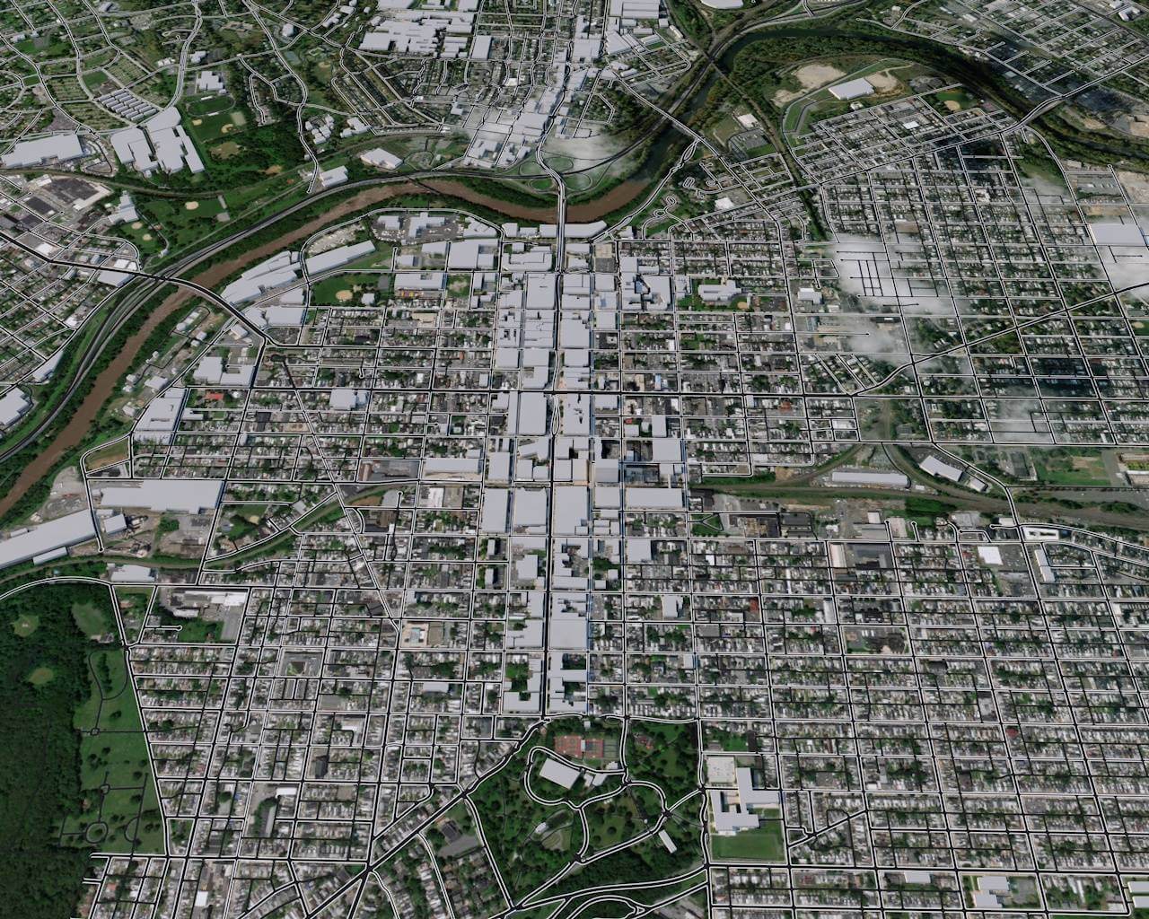 Reading Pennsylvania - 3D Model by 3dstudio