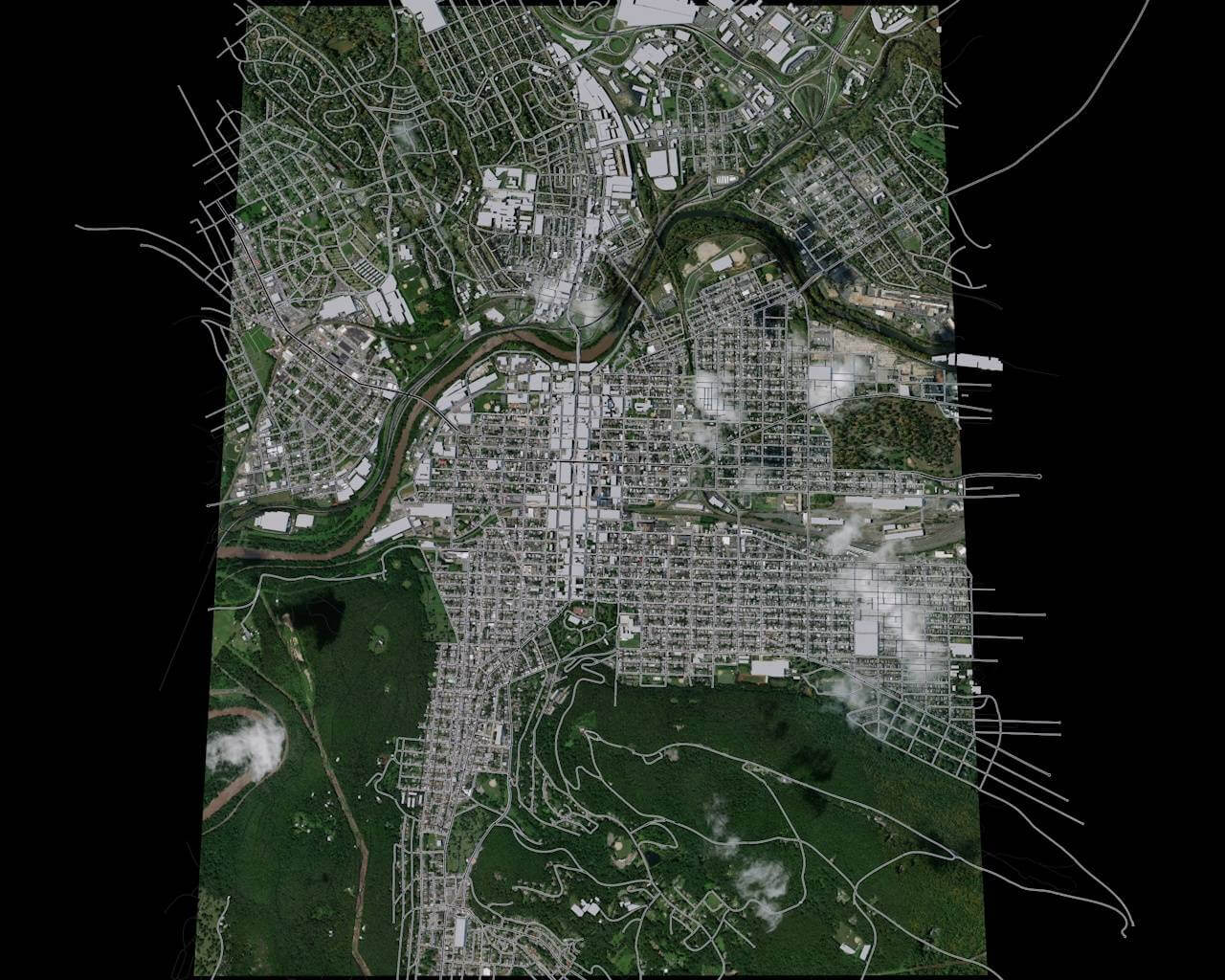 Reading Pennsylvania - 3D Model by 3dstudio