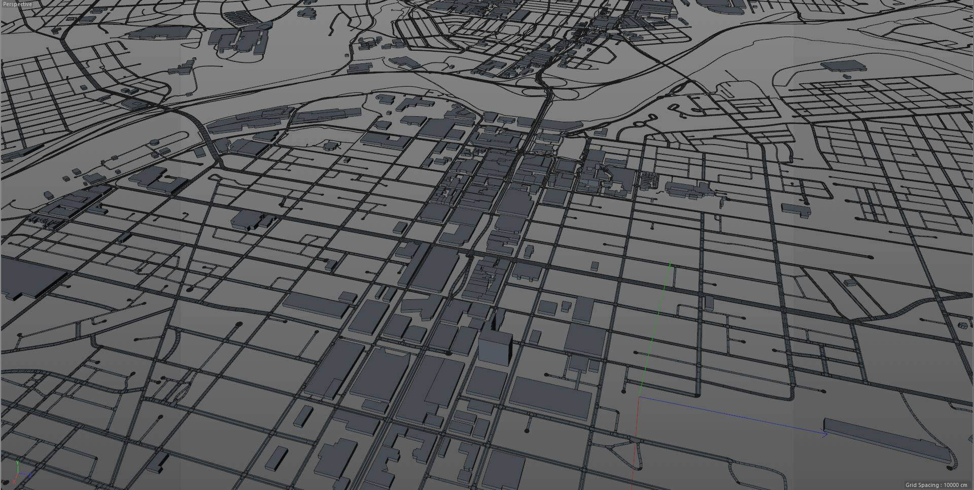 Reading Pennsylvania - 3D Model by 3dstudio