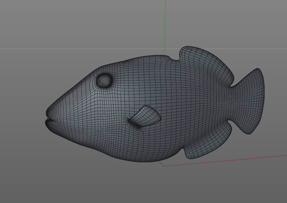 Reef Triggerfish - 3D Model by 3dstudio