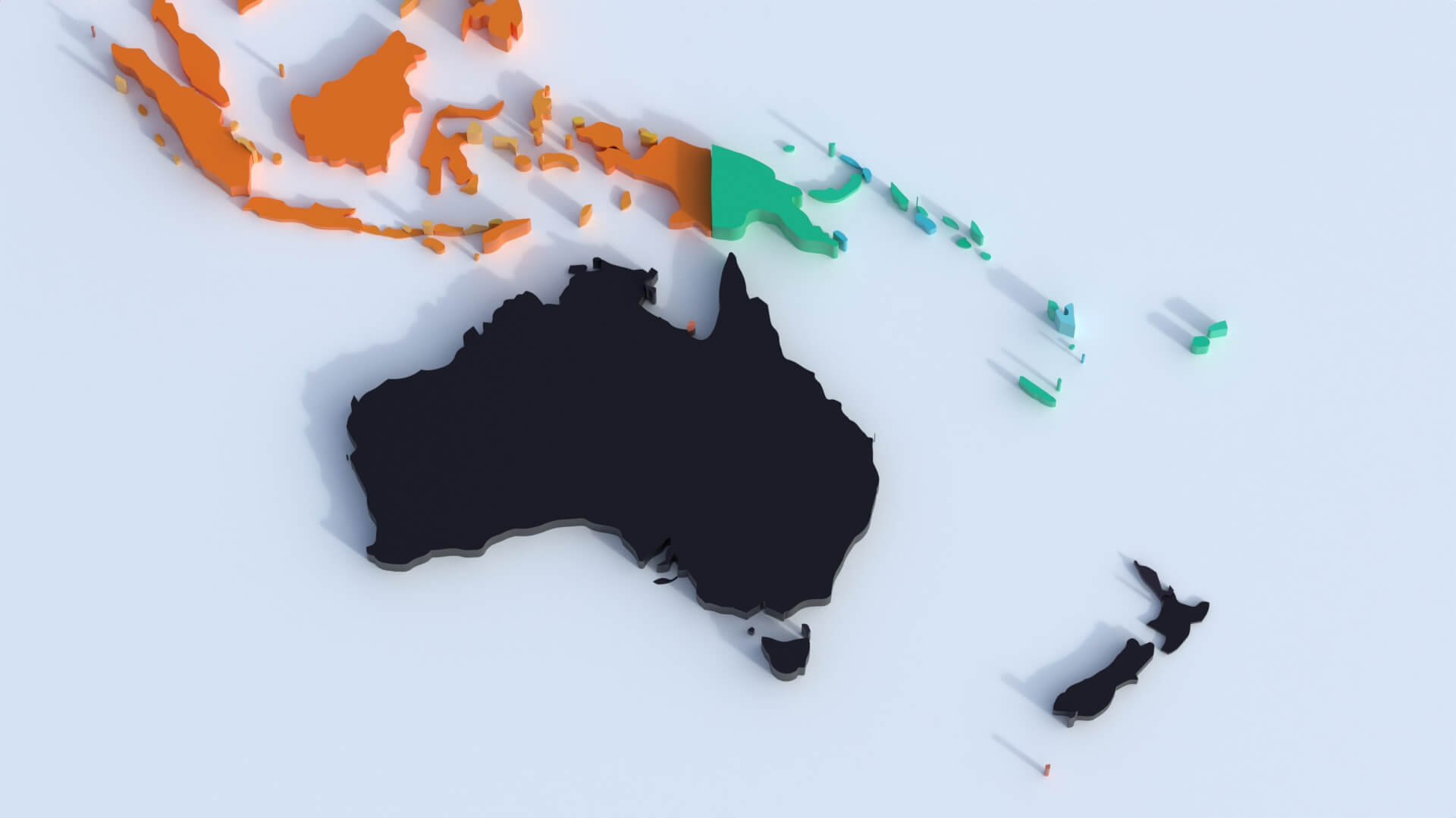 Regions Offset Map - 3D Model by 3dstudio