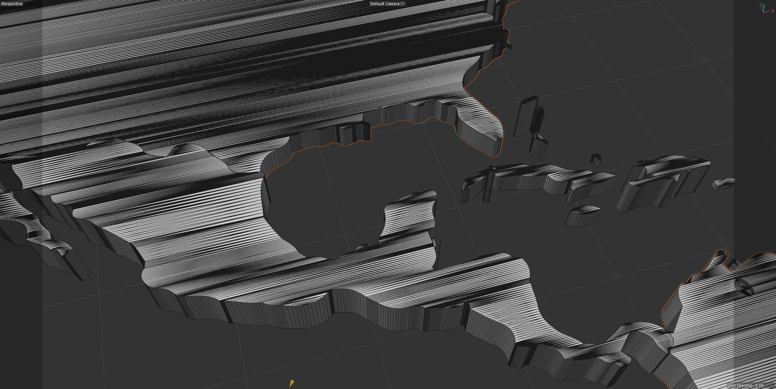 Regions Offset Map - 3D Model by 3dstudio