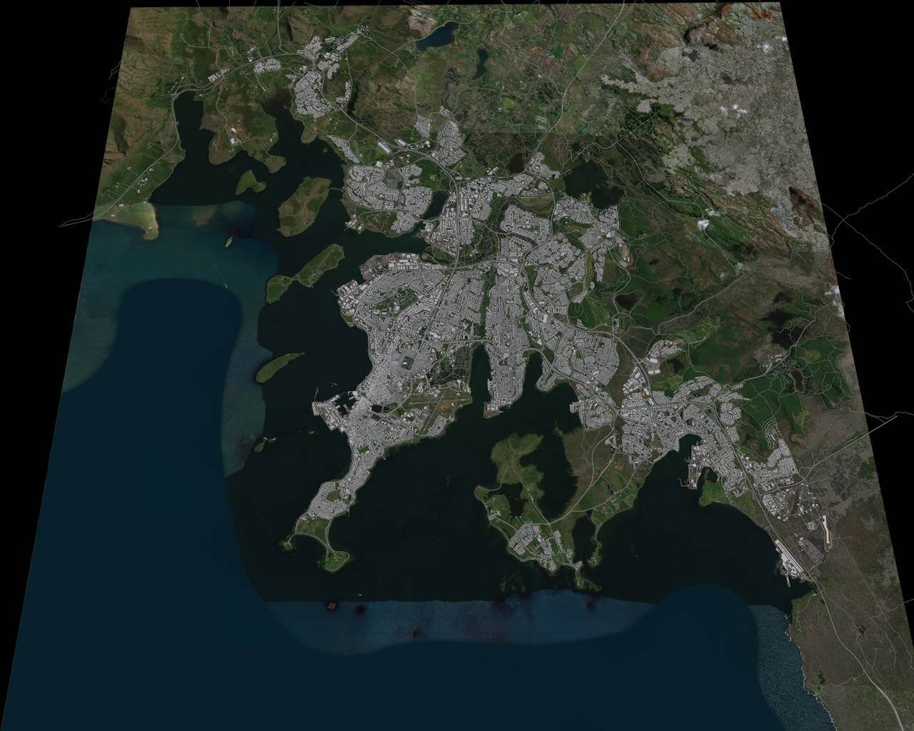 Reykjavik Iceland - 3D Model by 3dstudio