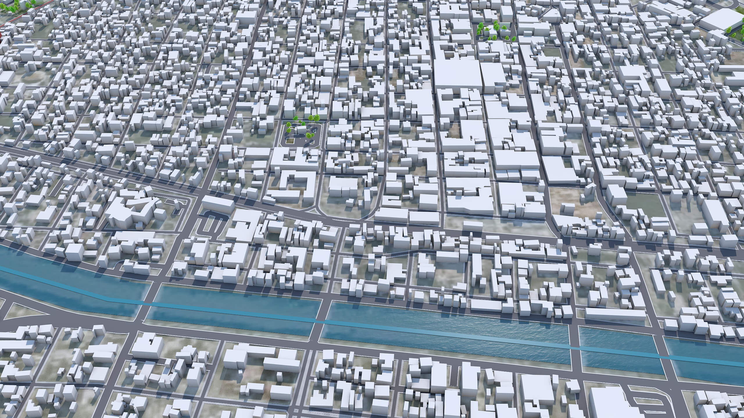Reynosa City Tamaulipas Mexico 3D Model 30km by 3dstudio