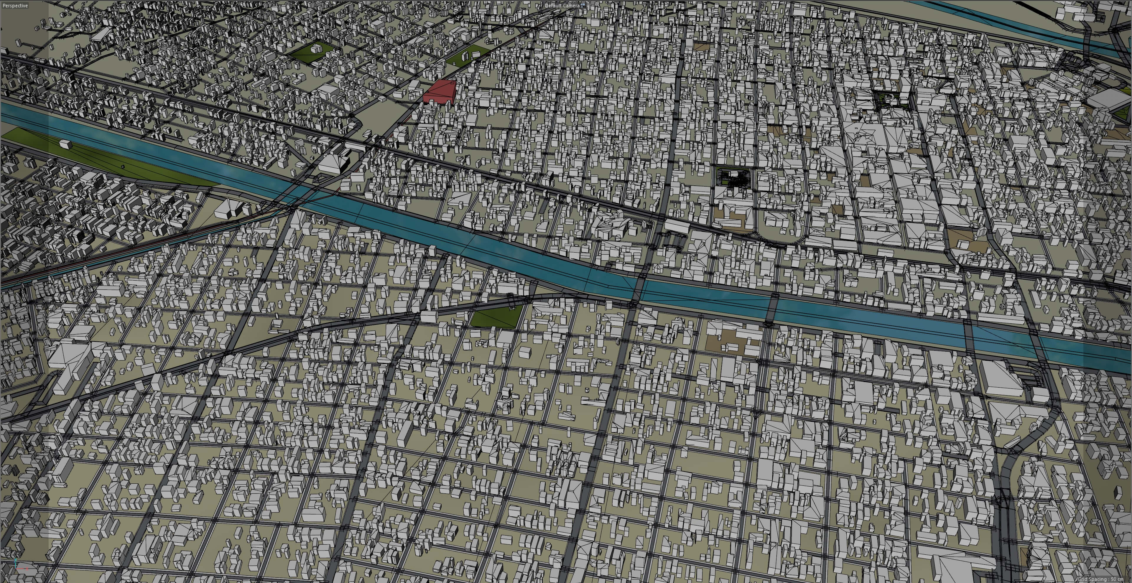 Reynosa City Tamaulipas Mexico 3D Model 30km by 3dstudio