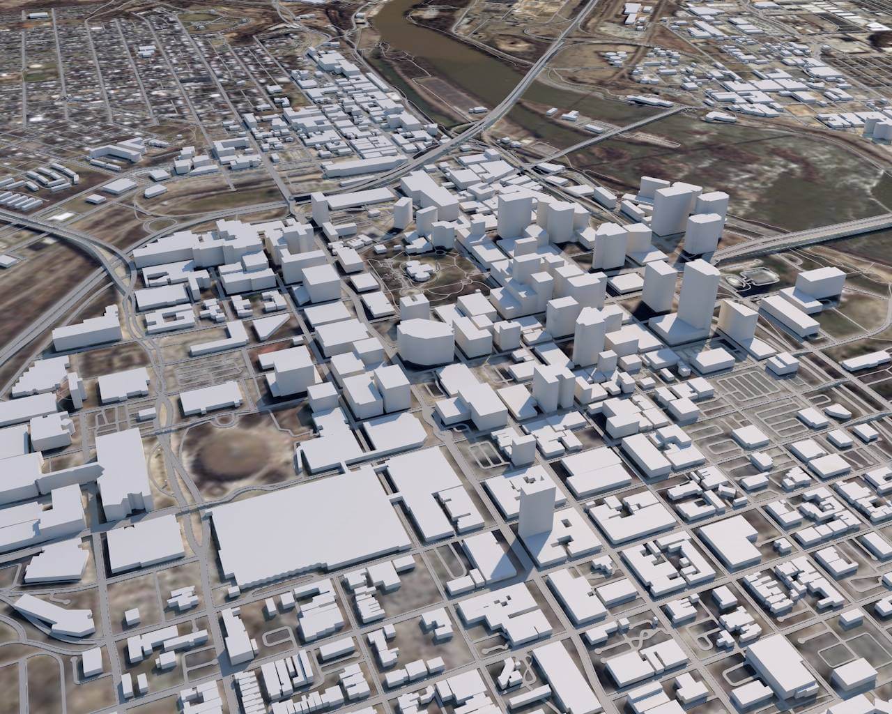 Richmond Virginia - 3D Model by 3dstudio