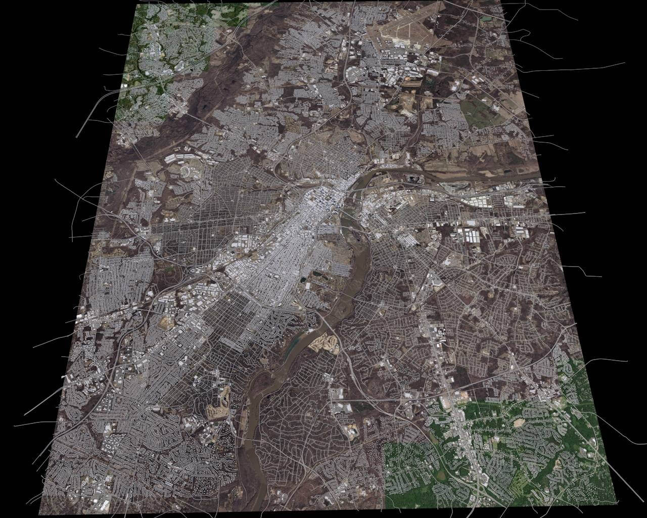 Richmond Virginia - 3D Model by 3dstudio