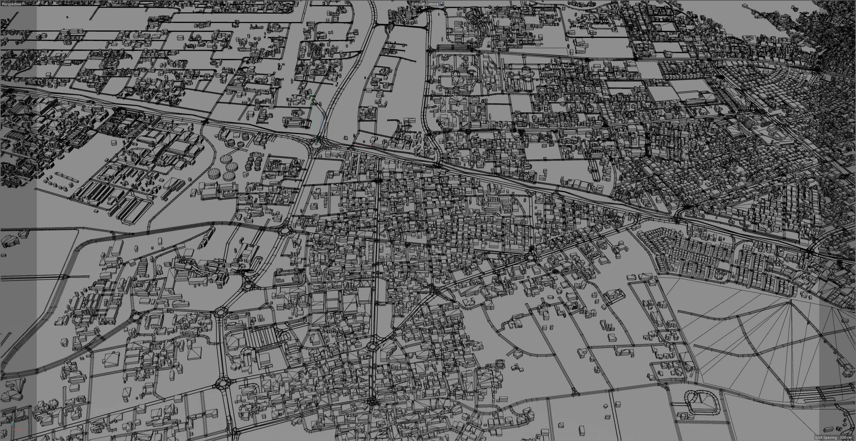 Riffa City Bahrain 3D Model 15km by 3dstudio