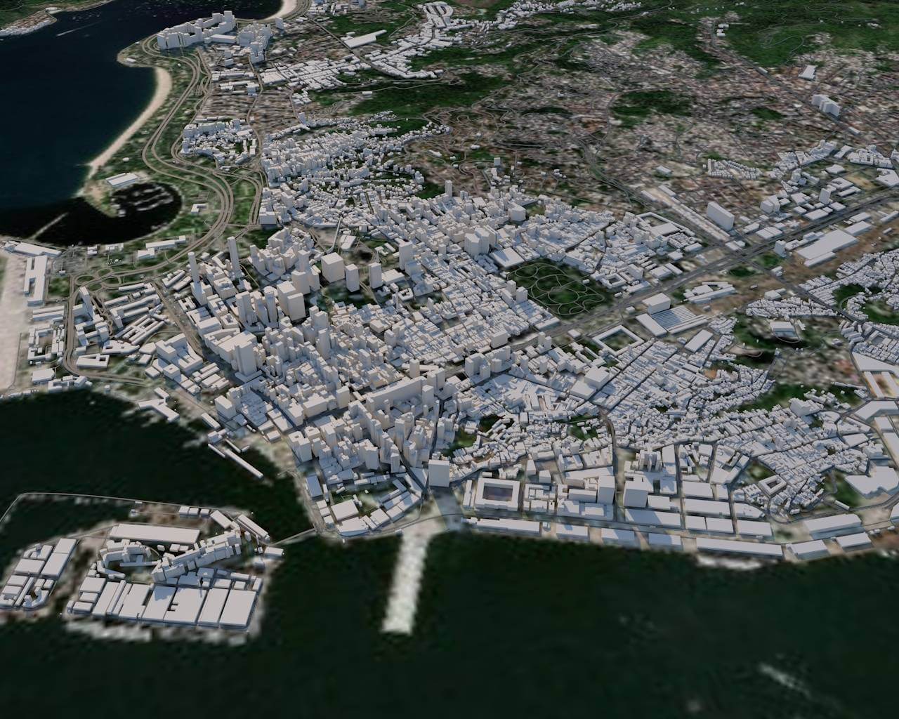 Rio de Janeiro Brazil - 3D Model by 3dstudio