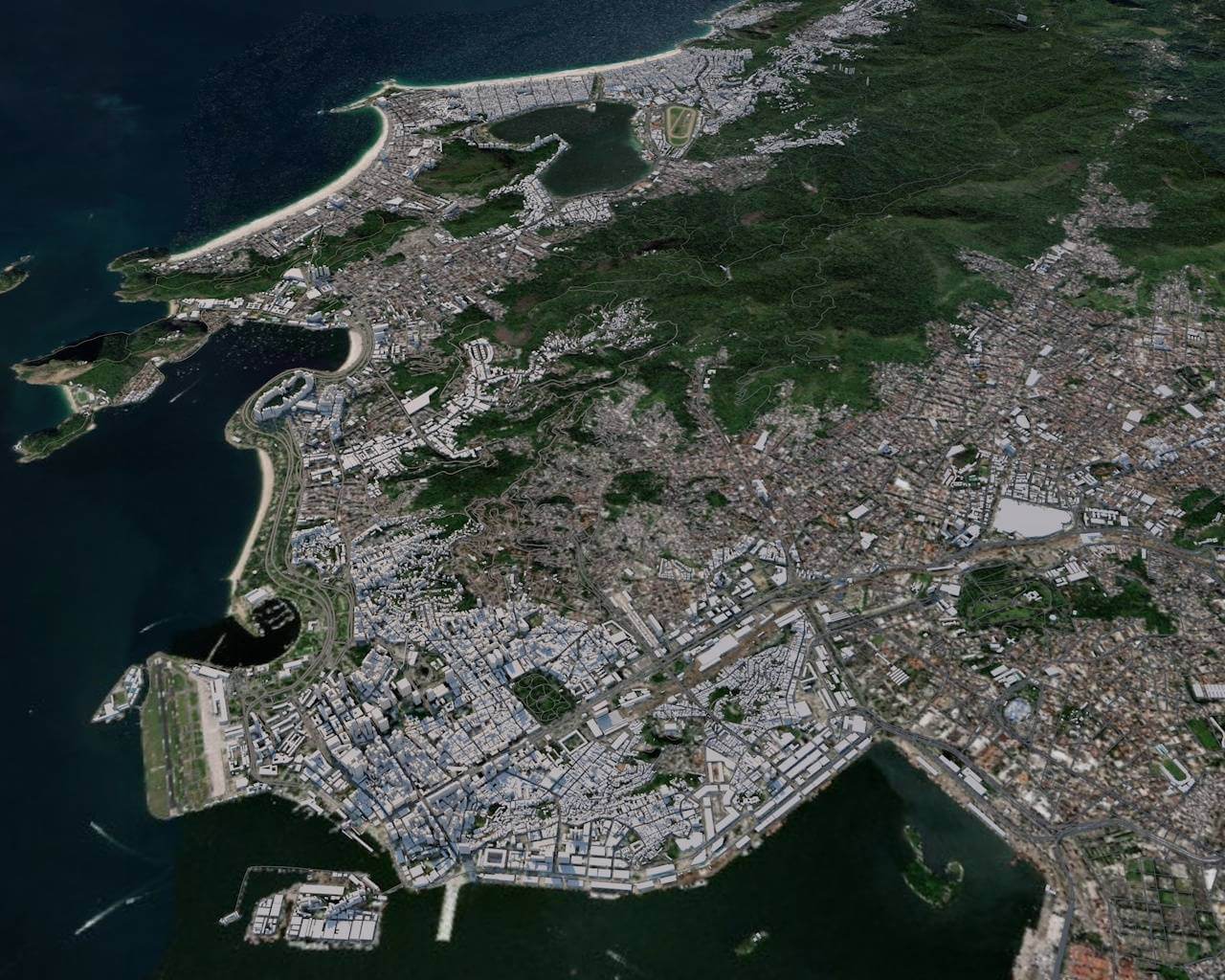 Rio de Janeiro Brazil - 3D Model by 3dstudio