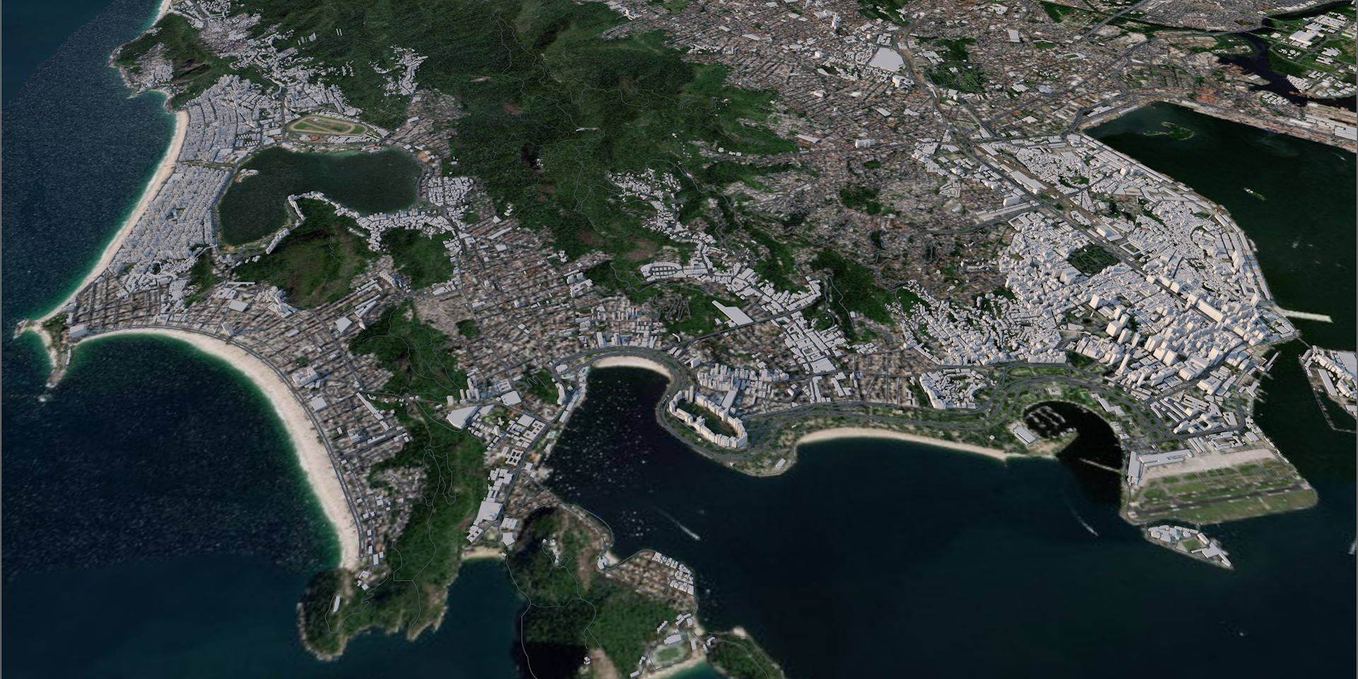 Rio de Janeiro Brazil - 3D Model by 3dstudio