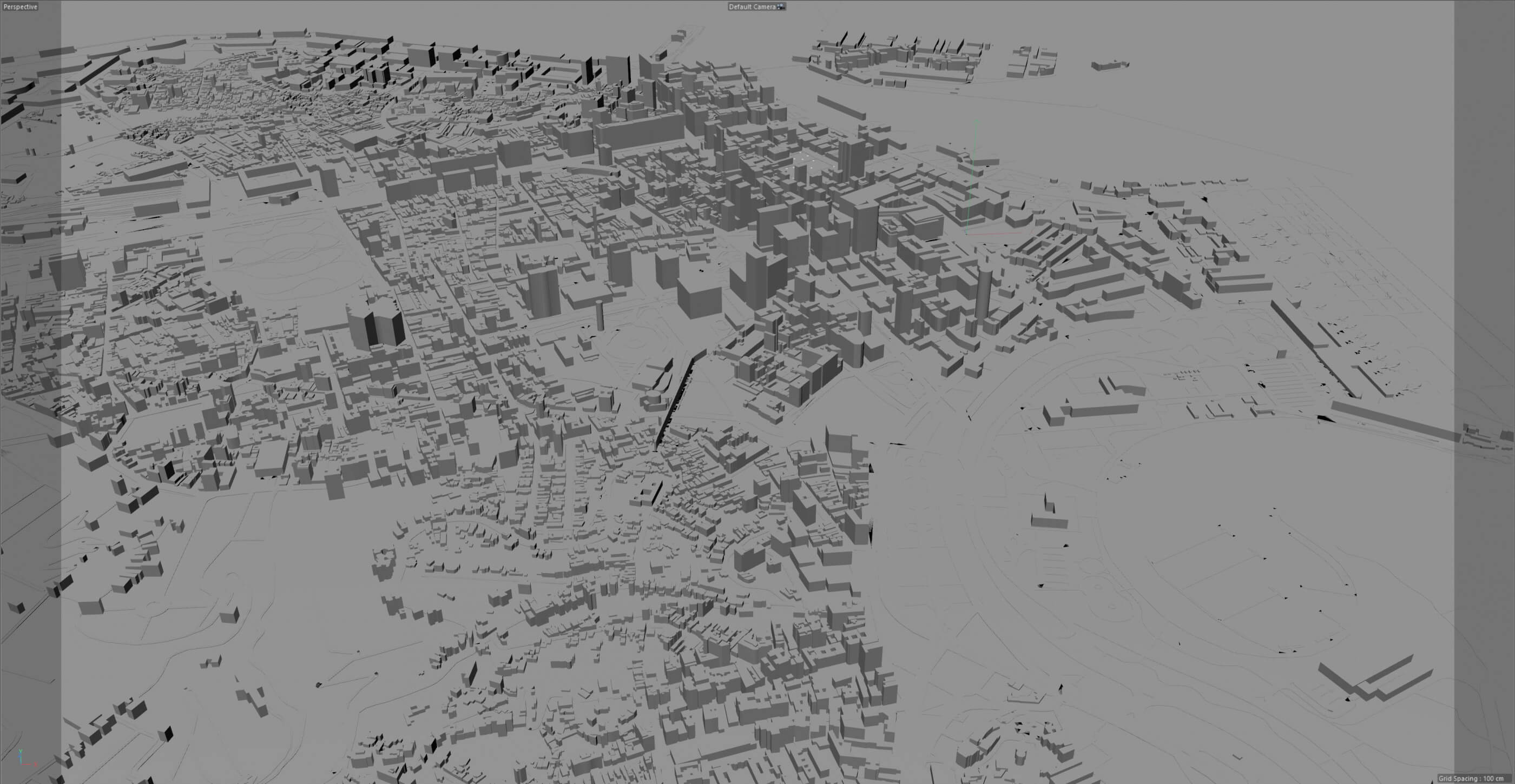 Rio De Janeiro Downtown Brazil 20km - 3D Model by 3dstudio