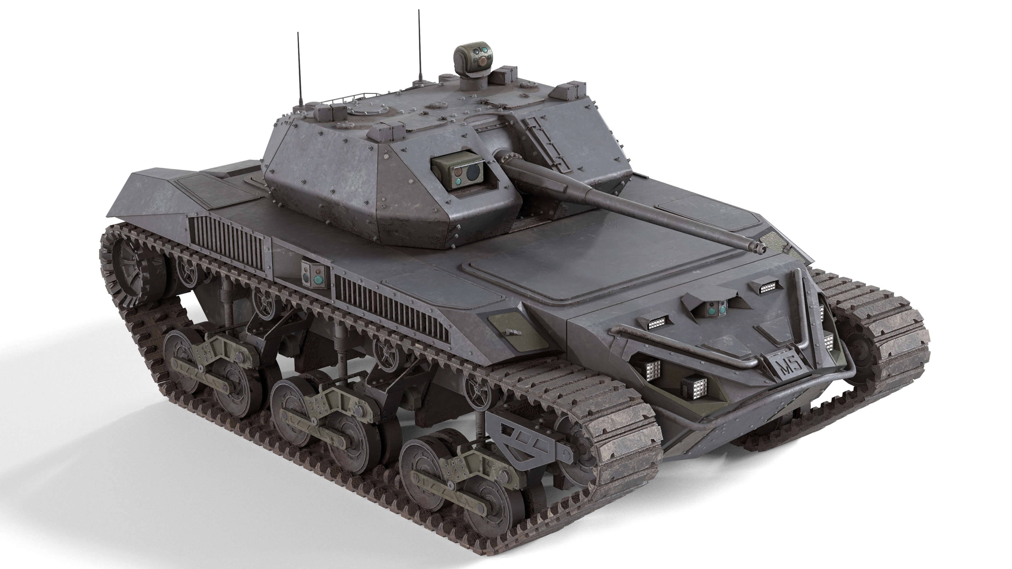 Ripsaw M5 Ground Vehicle - 3D Model by 3dstudio