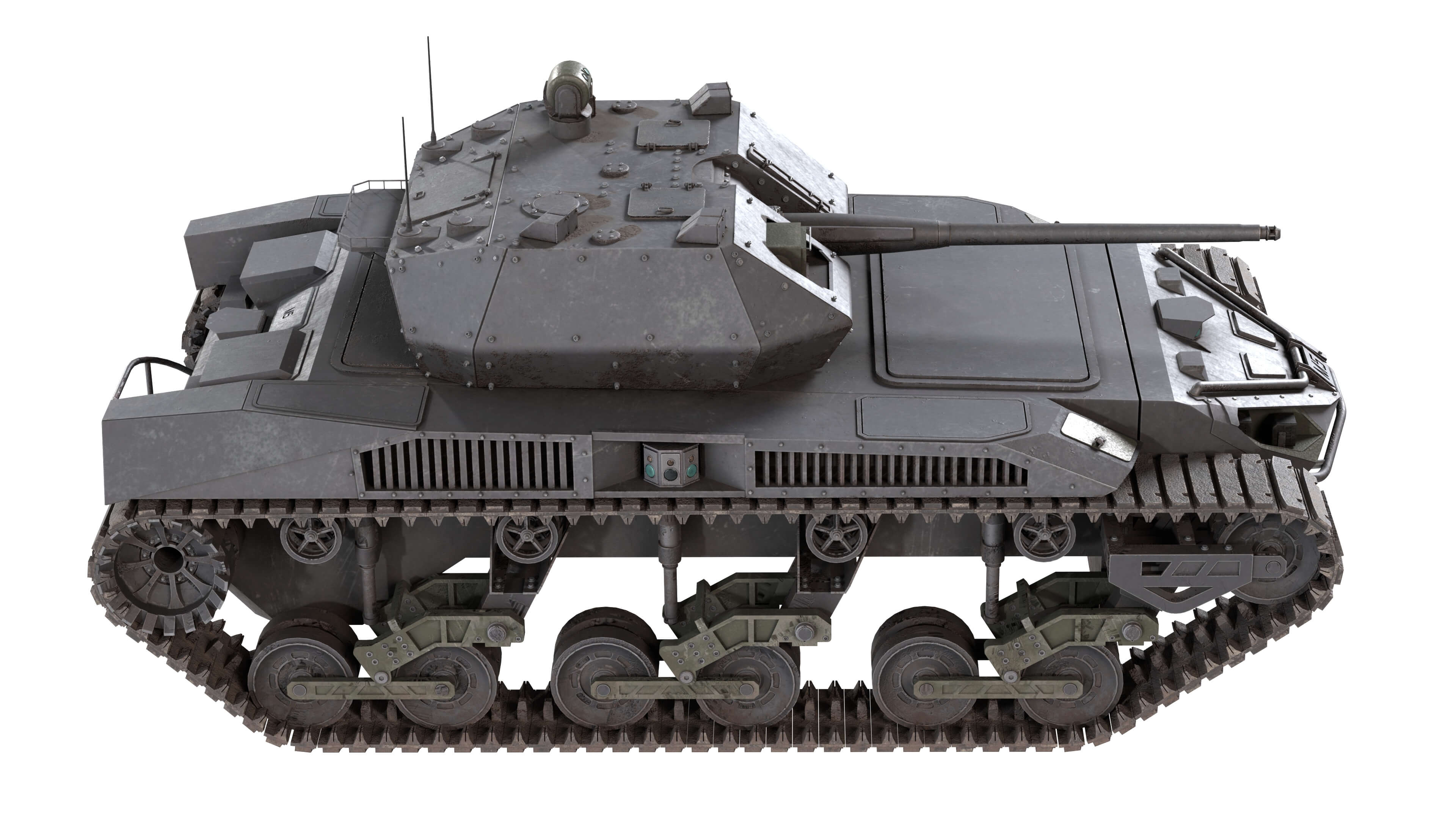 Ripsaw M5 Ground Vehicle - 3D Model by 3dstudio