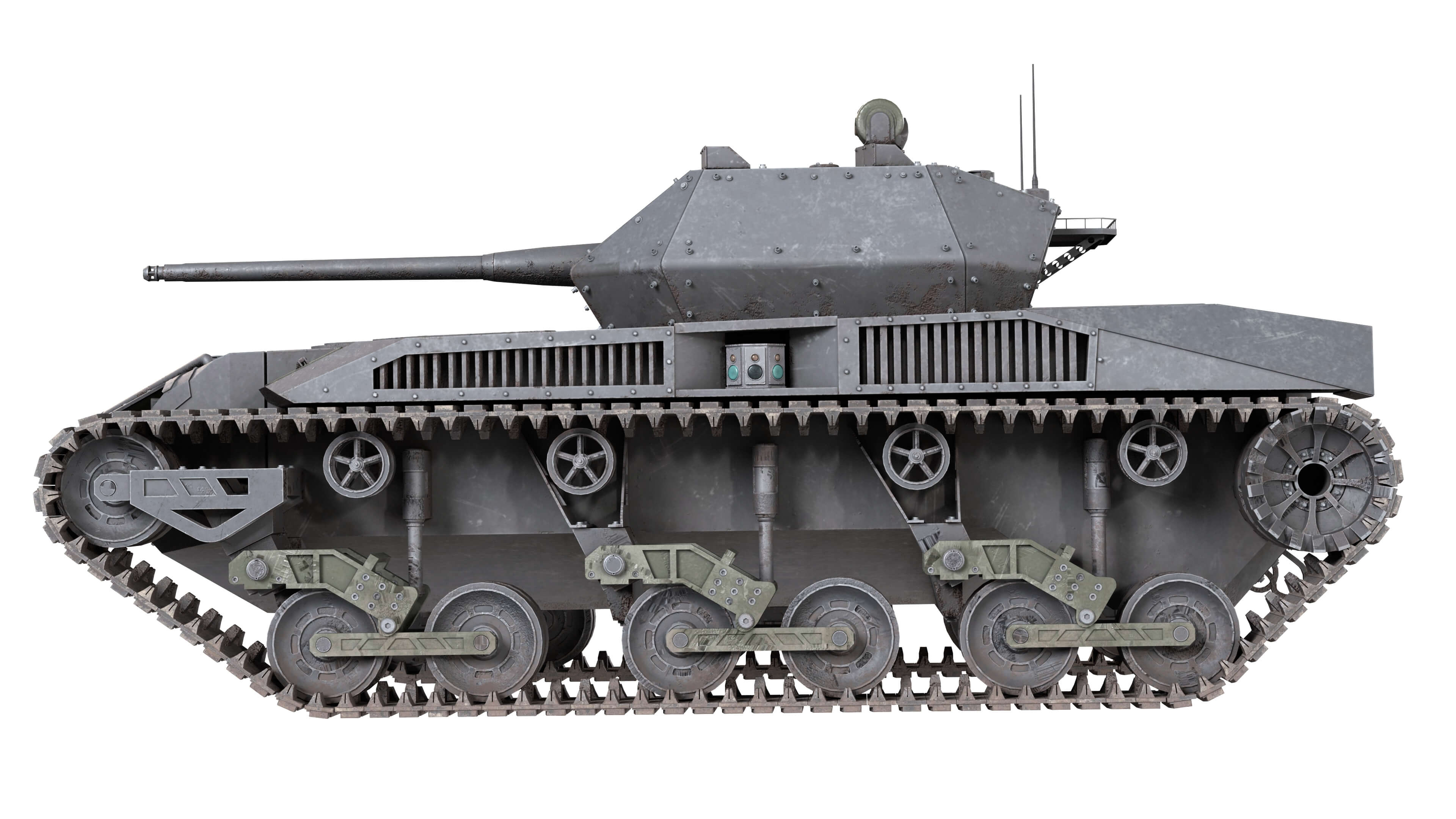 Ripsaw M5 Ground Vehicle - 3D Model by 3dstudio