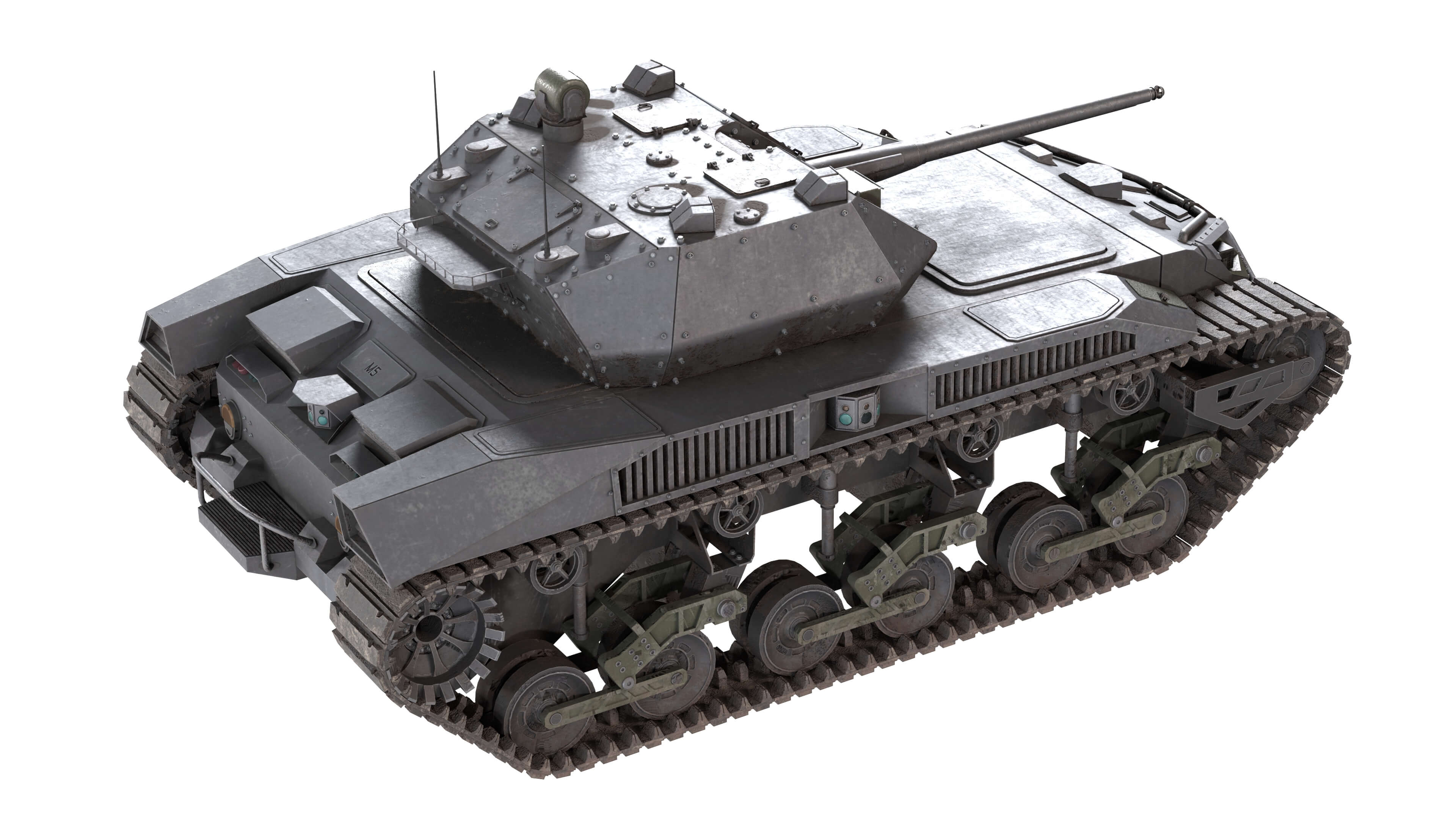 Ripsaw M5 Ground Vehicle - 3D Model by 3dstudio