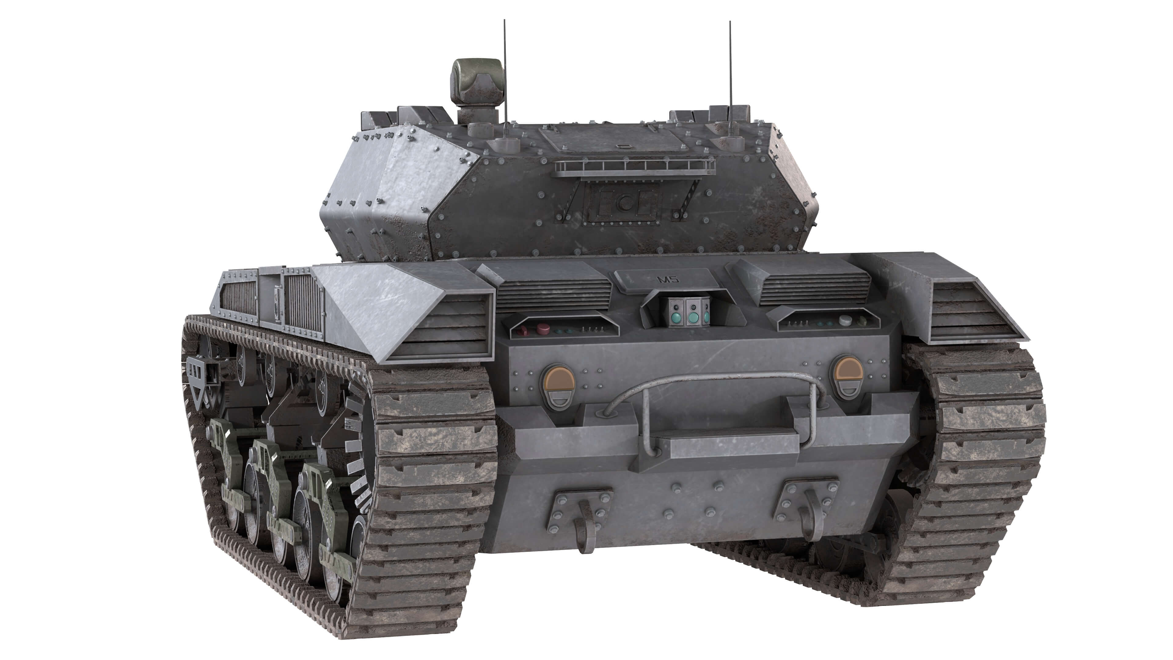 Ripsaw M5 Ground Vehicle - 3D Model by 3dstudio