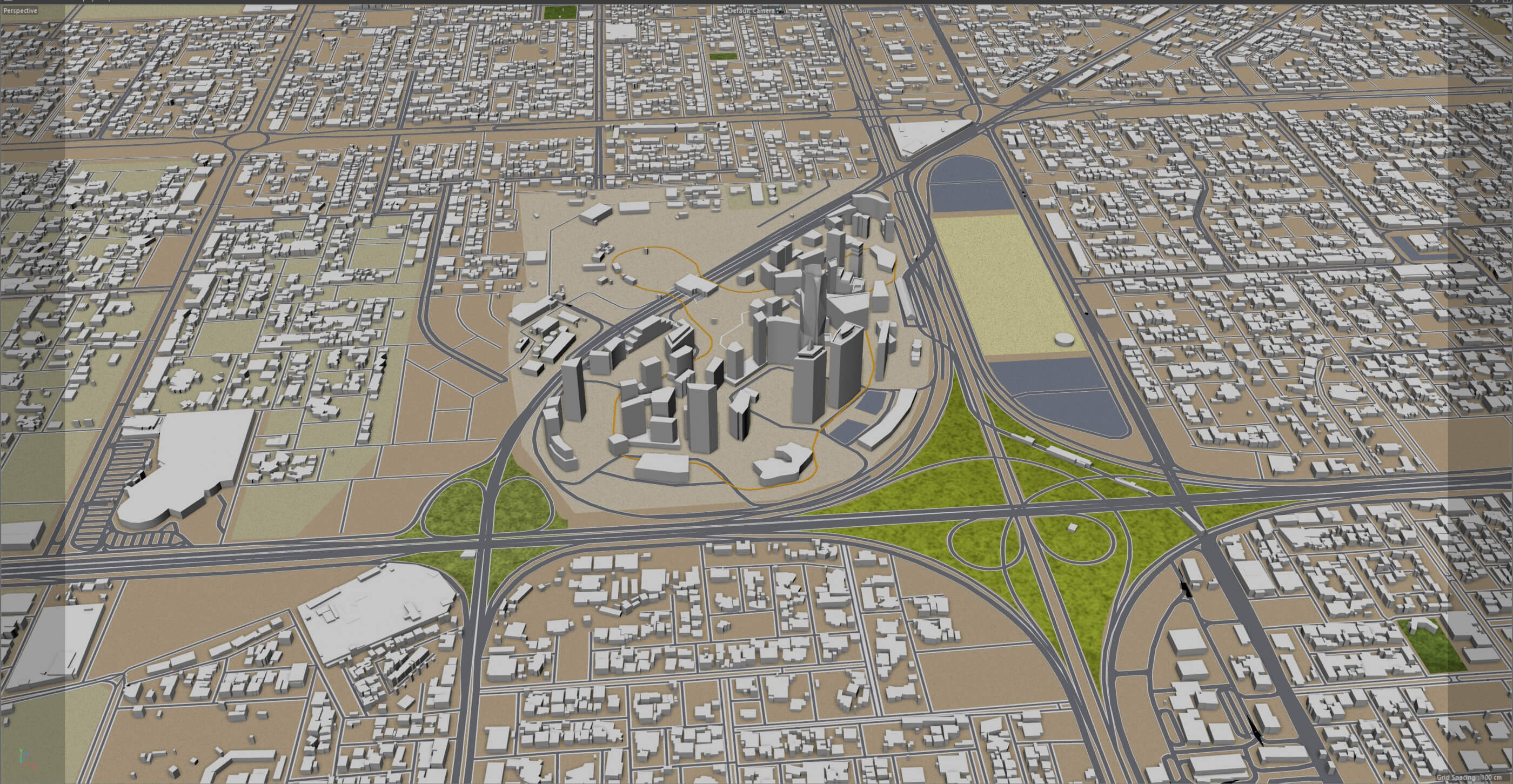 Riyadh, Saudi Arabia 120km - 3D Model by 3dstudio