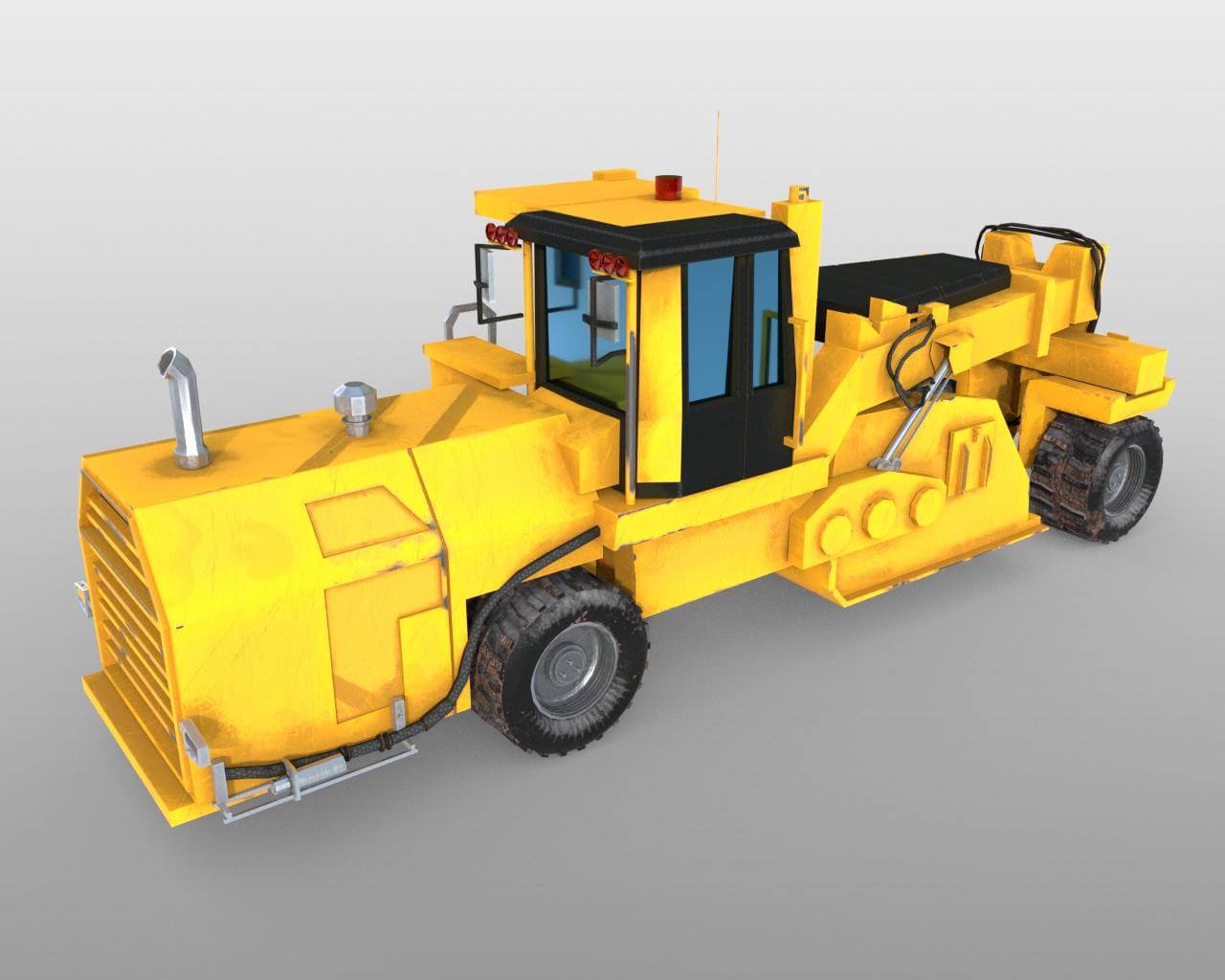 Road Reclaimer - 3D Model by 3dstudio
