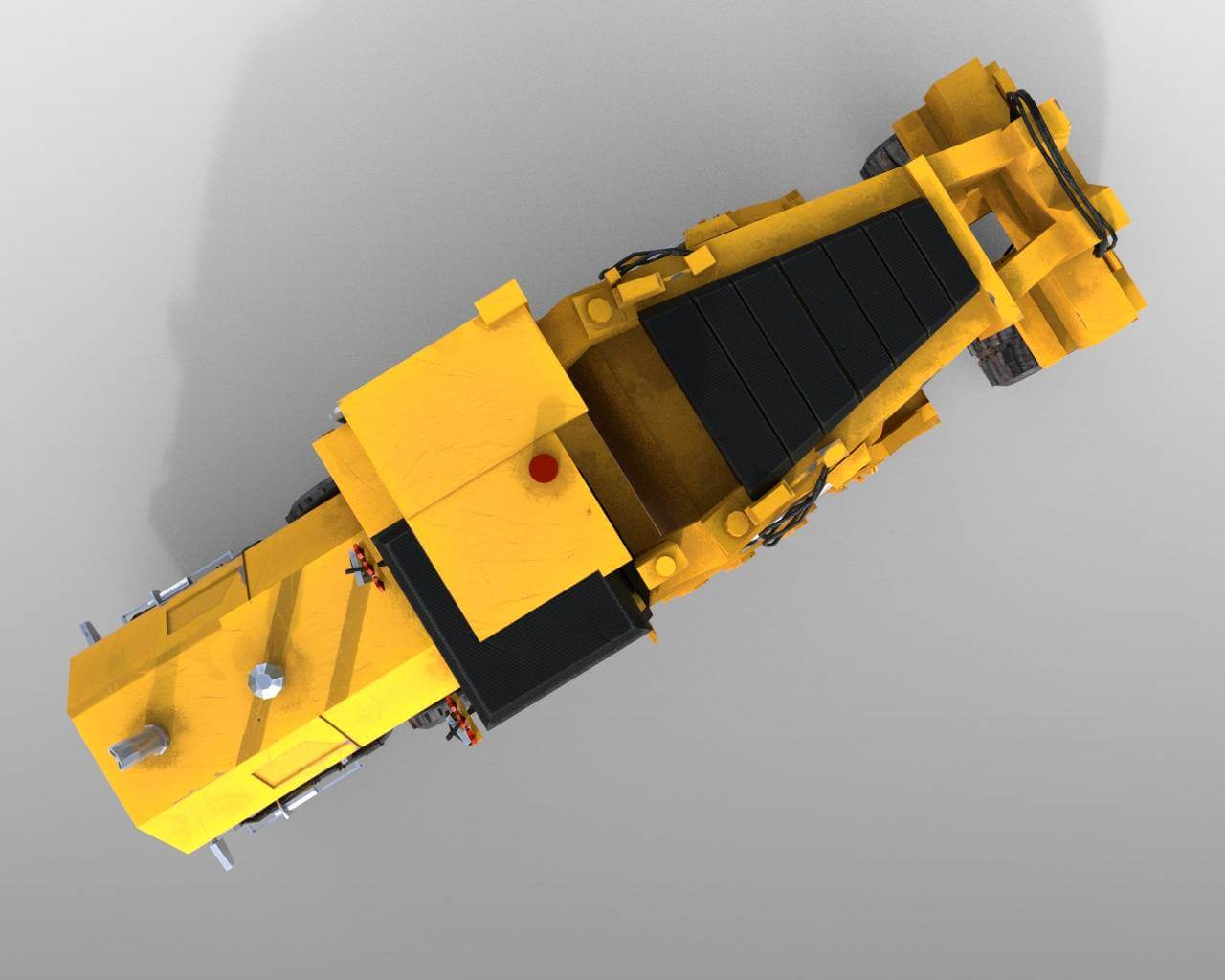 Road Reclaimer - 3D Model by 3dstudio