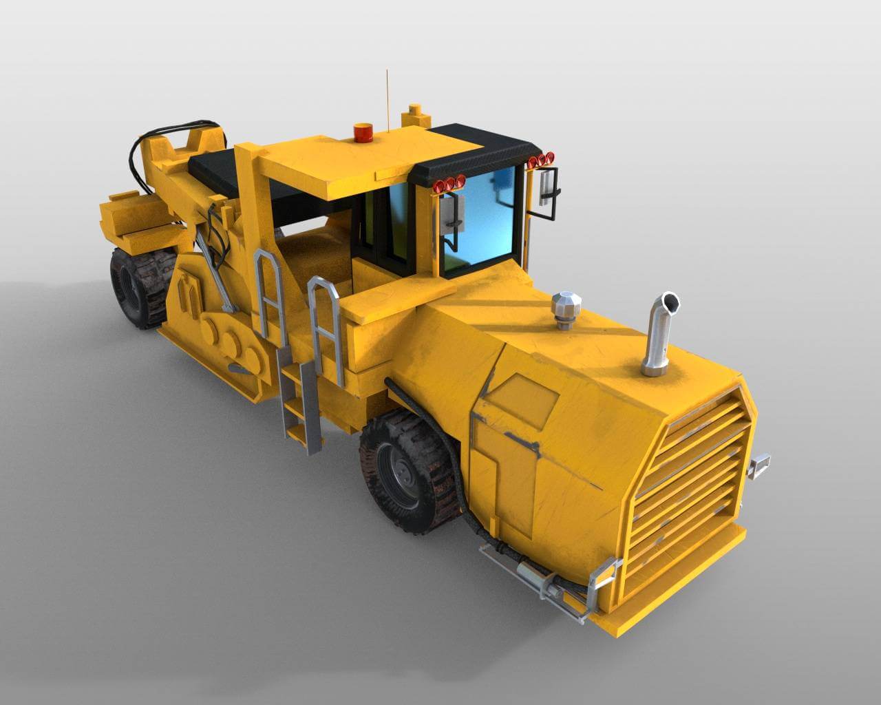 Road Reclaimer - 3D Model by 3dstudio