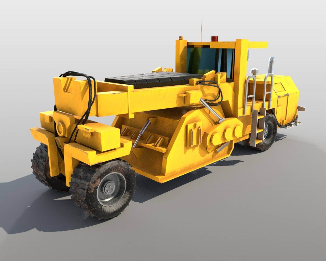 Road Reclaimer - 3D Model by 3dstudio