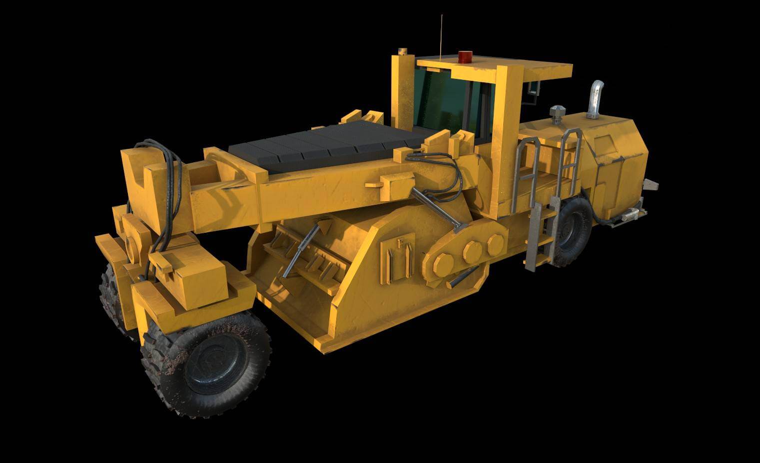 Road Reclaimer - 3D Model by 3dstudio