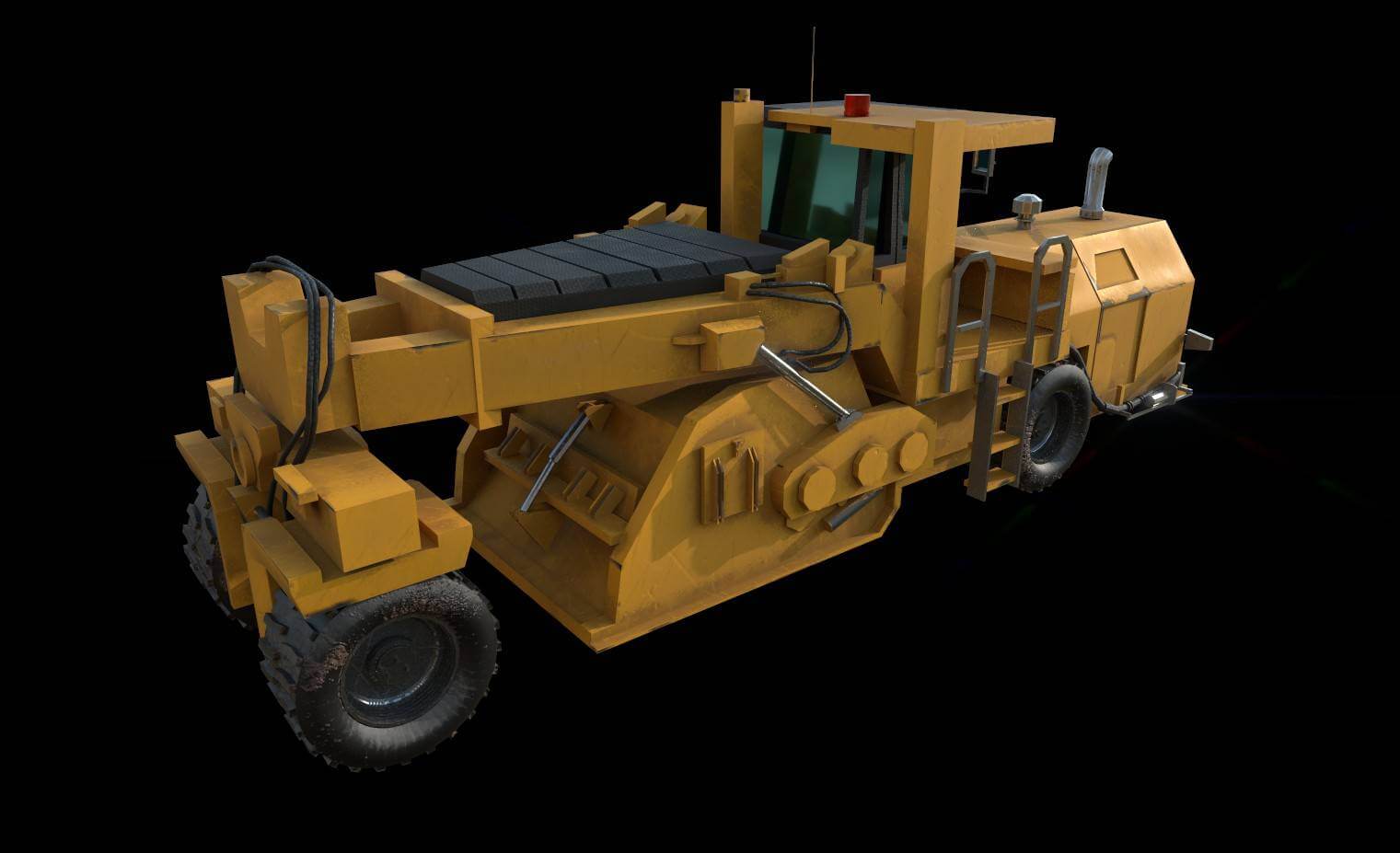 Road Reclaimer - 3D Model by 3dstudio