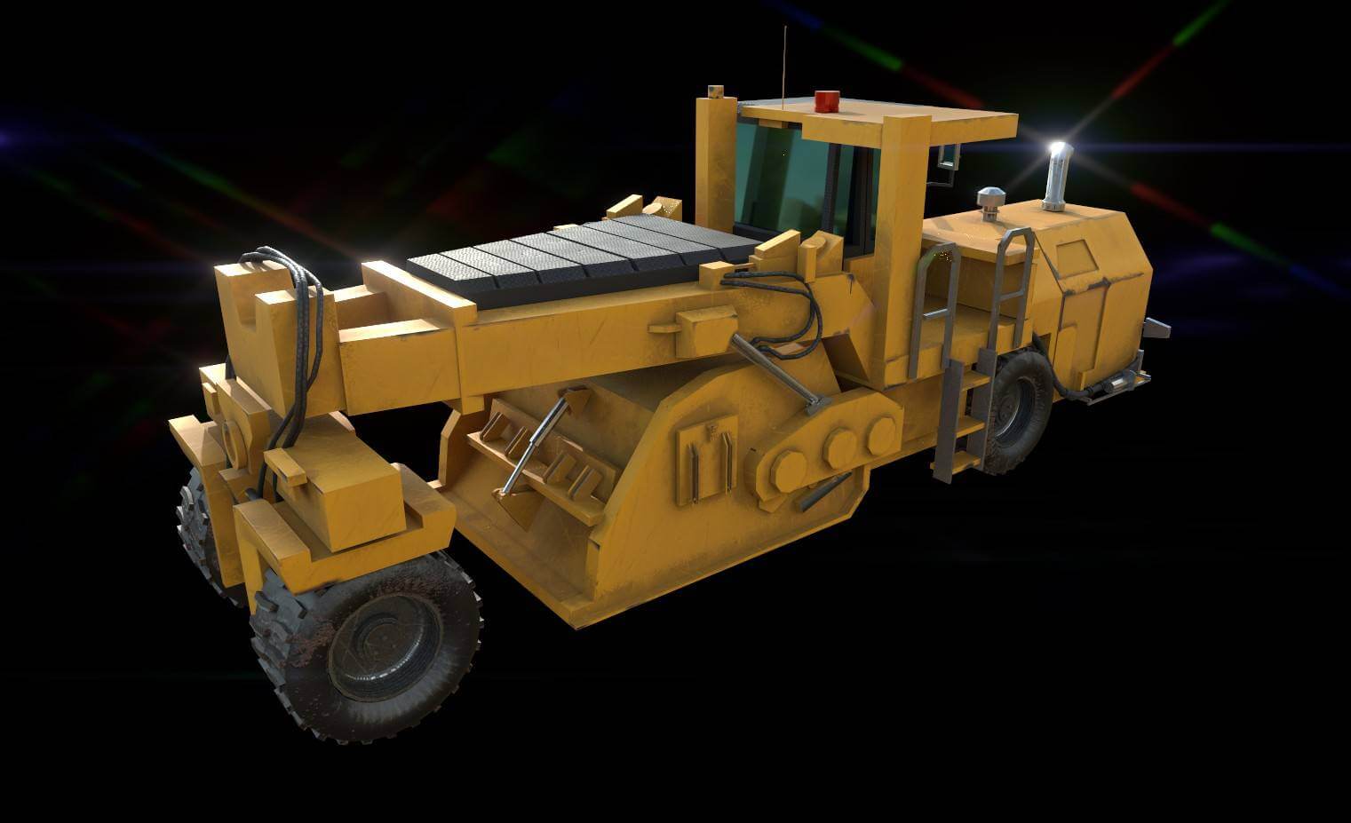 Road Reclaimer - 3D Model by 3dstudio