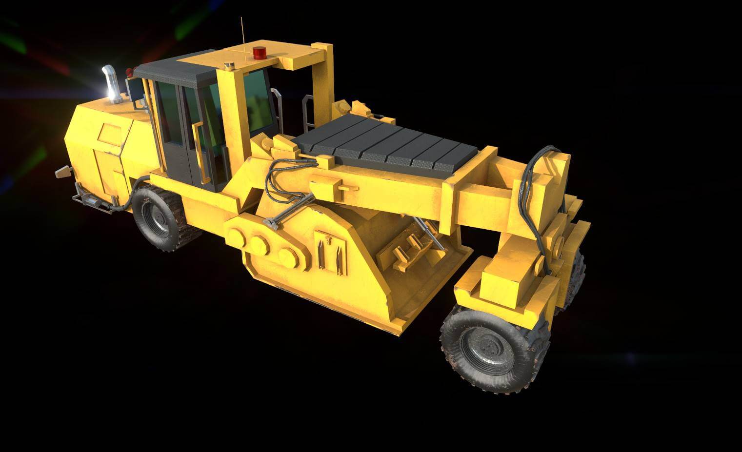 Road Reclaimer - 3D Model by 3dstudio