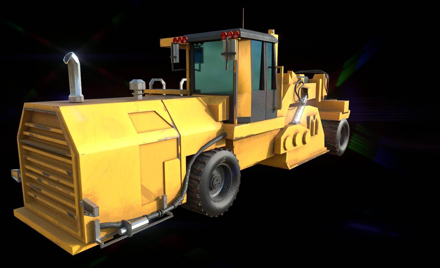 Road Reclaimer - 3D Model by 3dstudio
