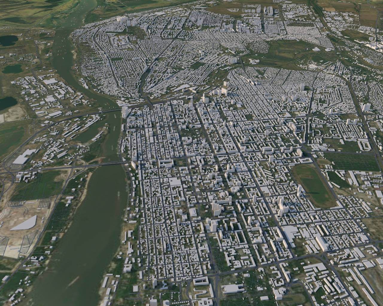 Rostov-on-Don Russia 3D Model by 3dstudio