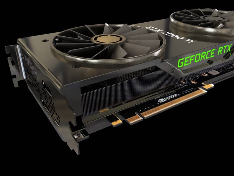 RTX 2080 Video Card - 3D Model by 3dstudio